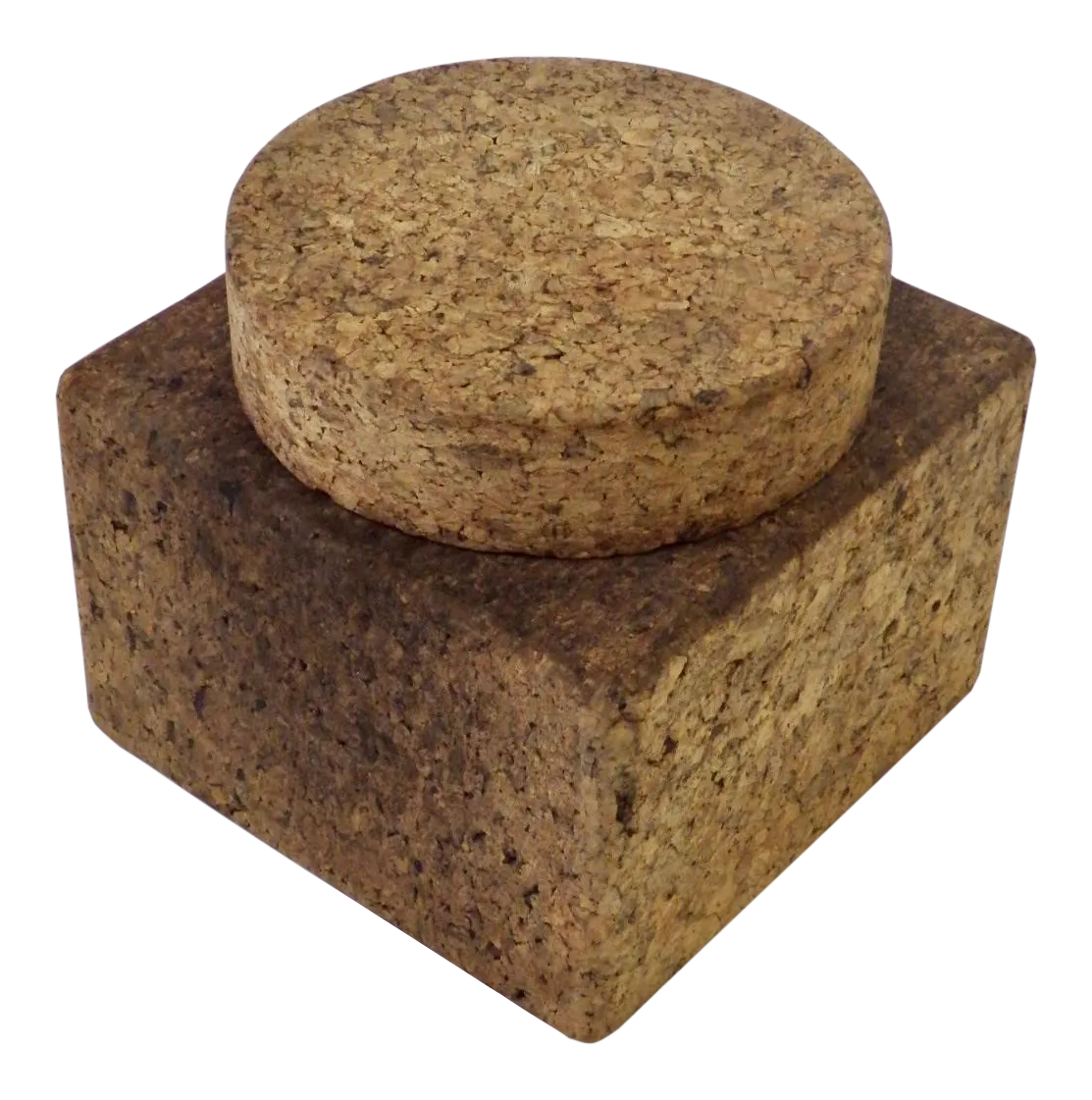 Mort Marton Cork Ice Bucket with Milk Glass Insert | Chairish