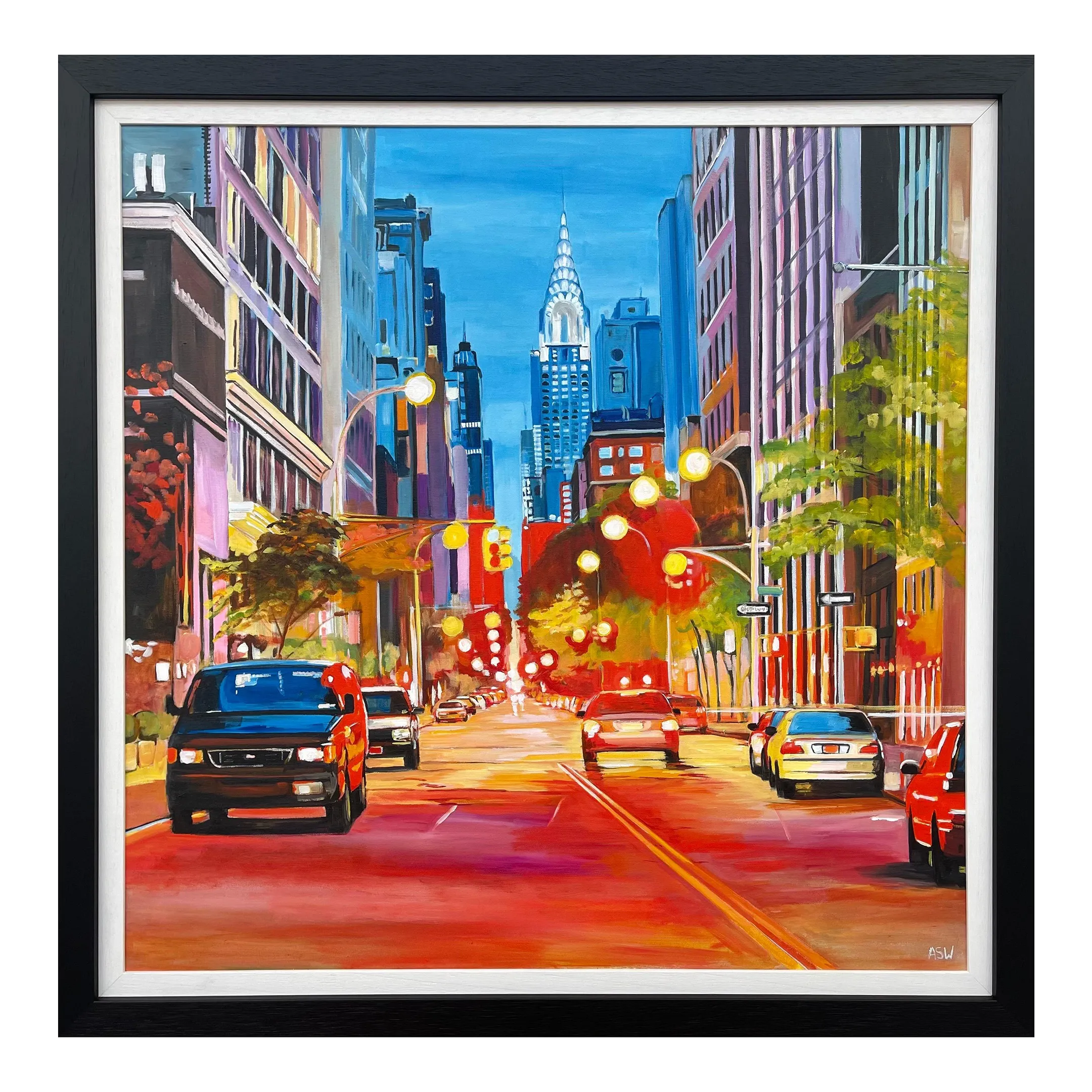 Angela Wakefield, Painting of the Chrysler Building New York City by ...