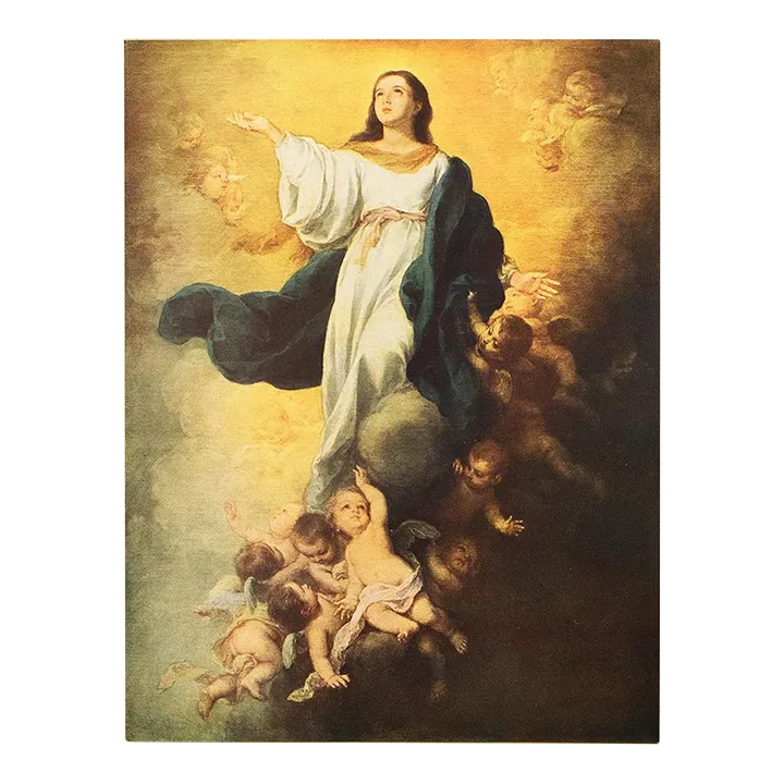 1900s After Bartolomé Esteban Murillo, "The Assumption" Antique Full ...