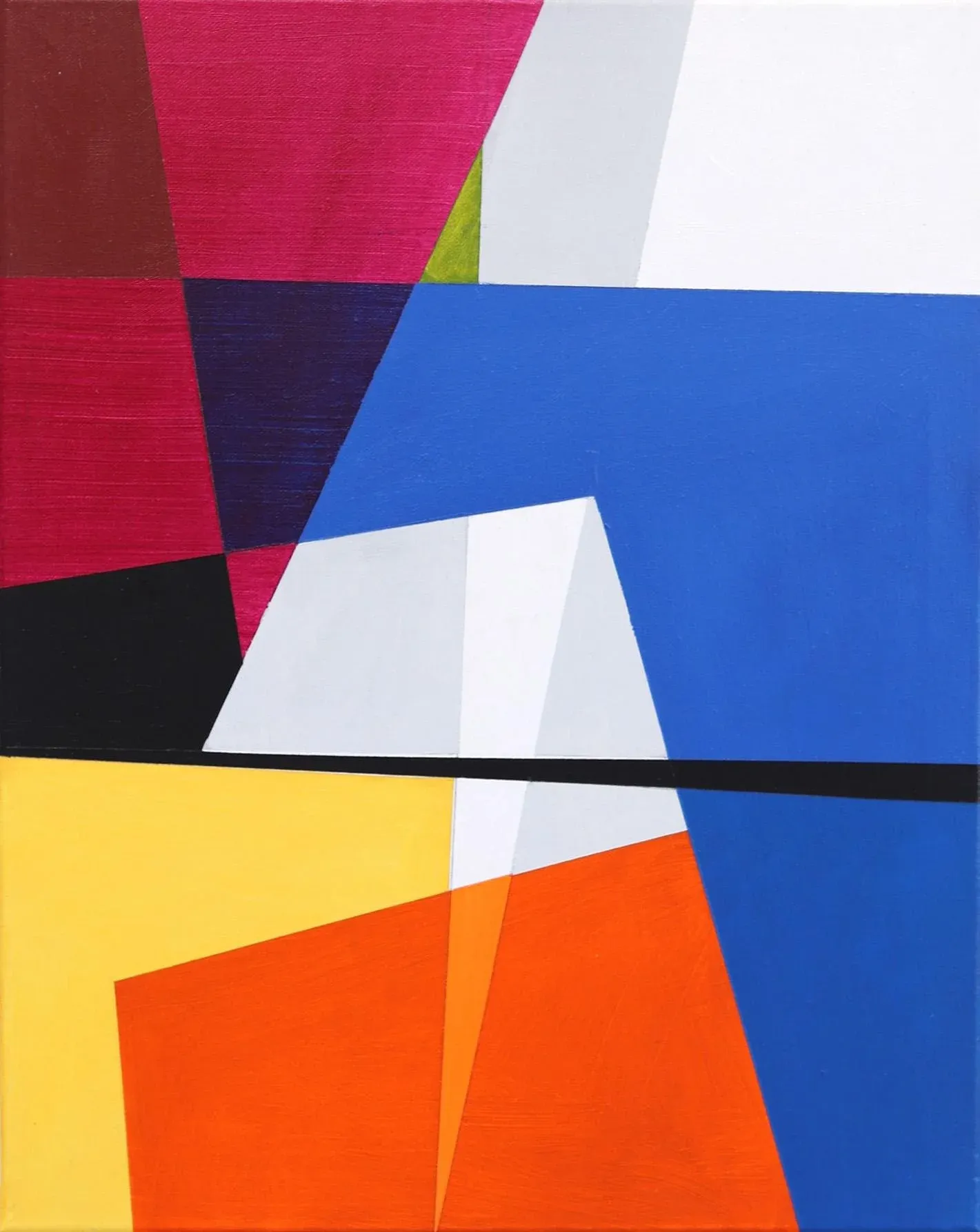 "Modular 5" Contemporary Modernist Geometric Acrylic Painting by Jodi ...