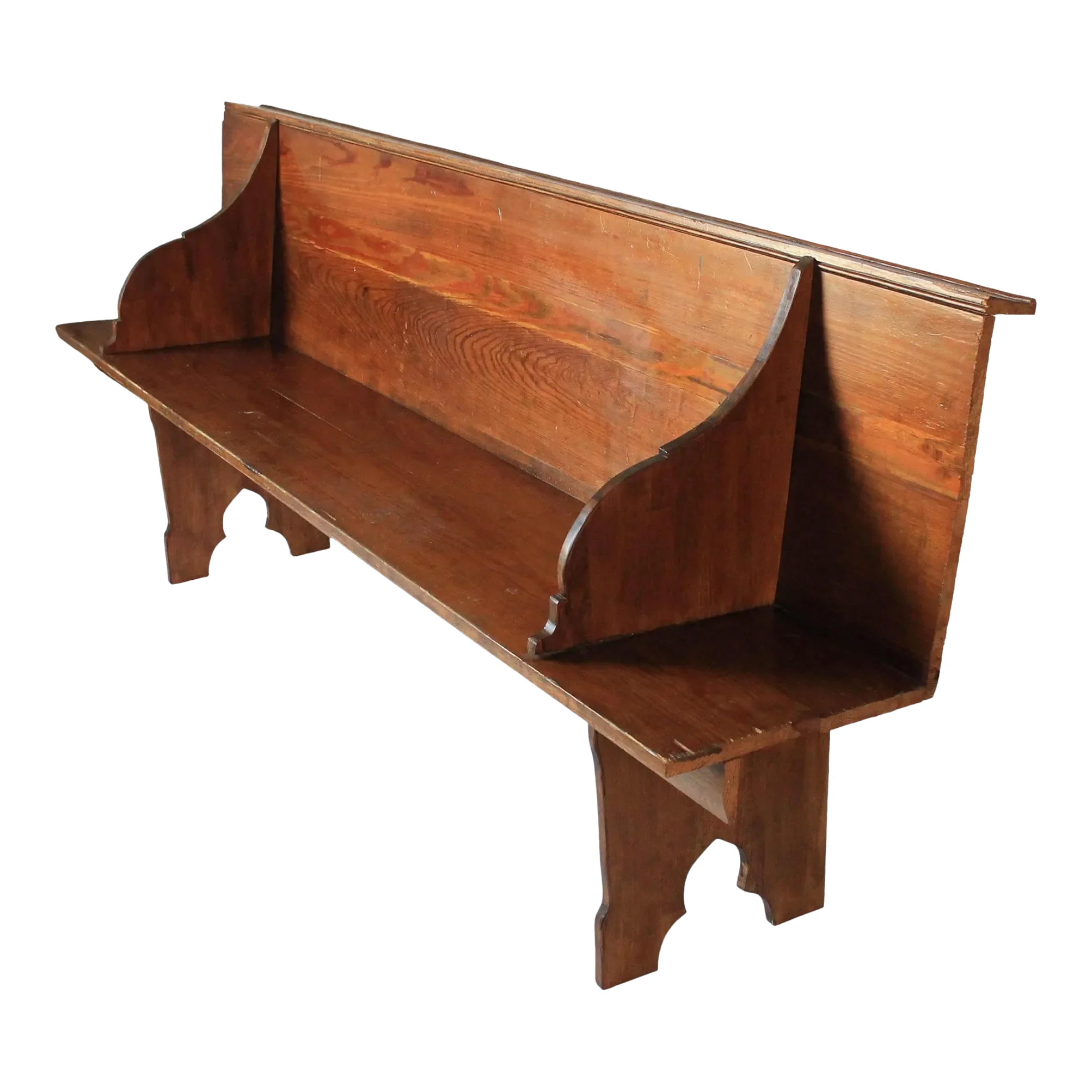 Antique Rustic Farmhouse Bench | Chairish