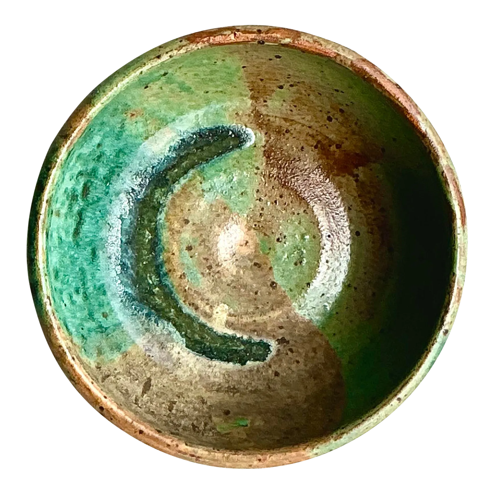 Vintage Boho Studio Pottery Bowl | Chairish