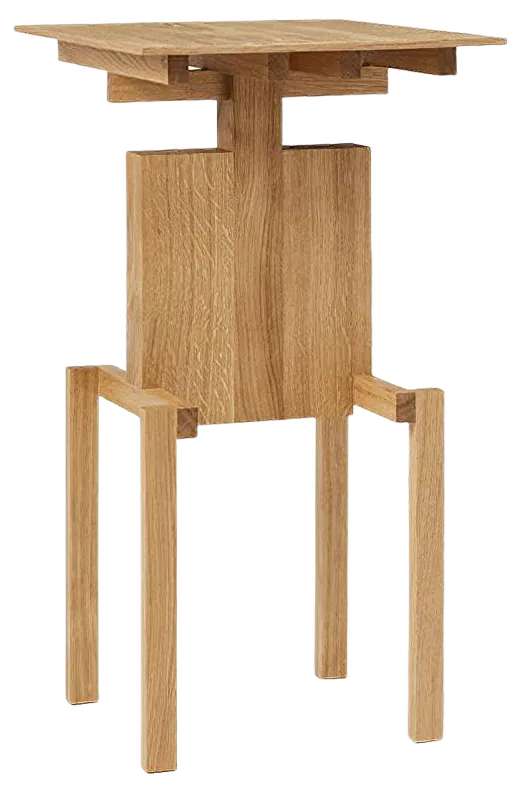 Covered Identity Oiled Oak Side Table by Studio Pascal Howe | Chairish