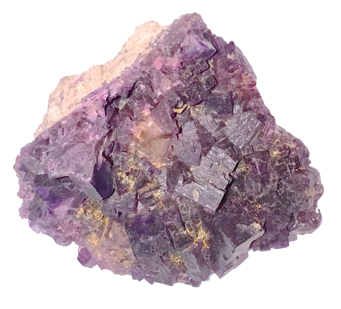 Large Purple Quartz Crystal Specimen | Chairish