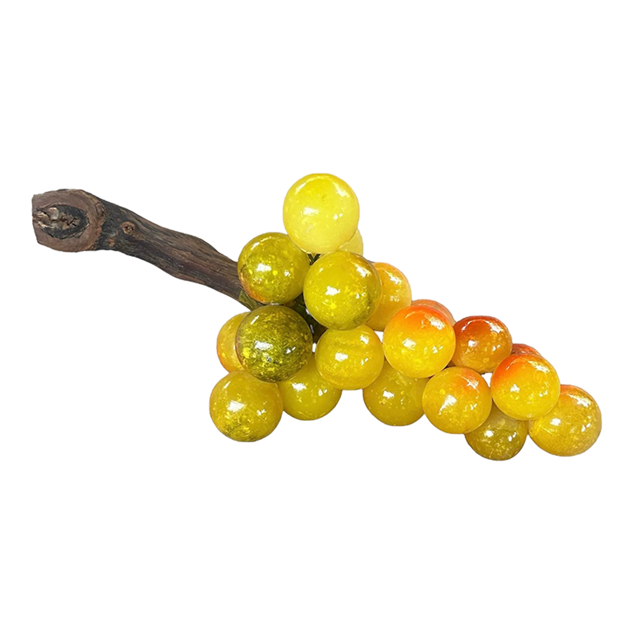 Vintage Italian Large Autumn Colored Hand Painted Alabaster Grape ...