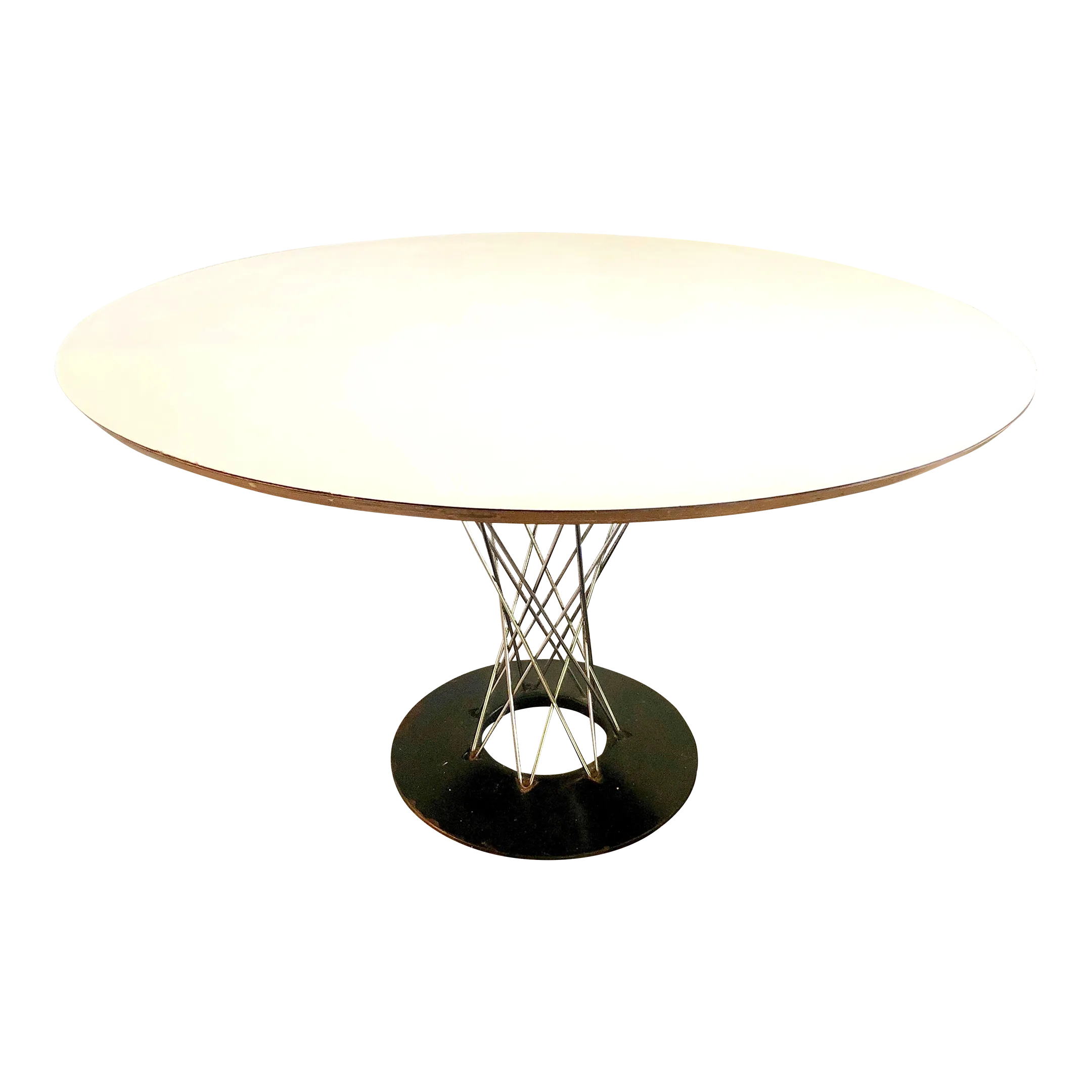 Vintage Mid-Century Modern Isamu Noguchi Cyclone Dining Pedestal Table ...