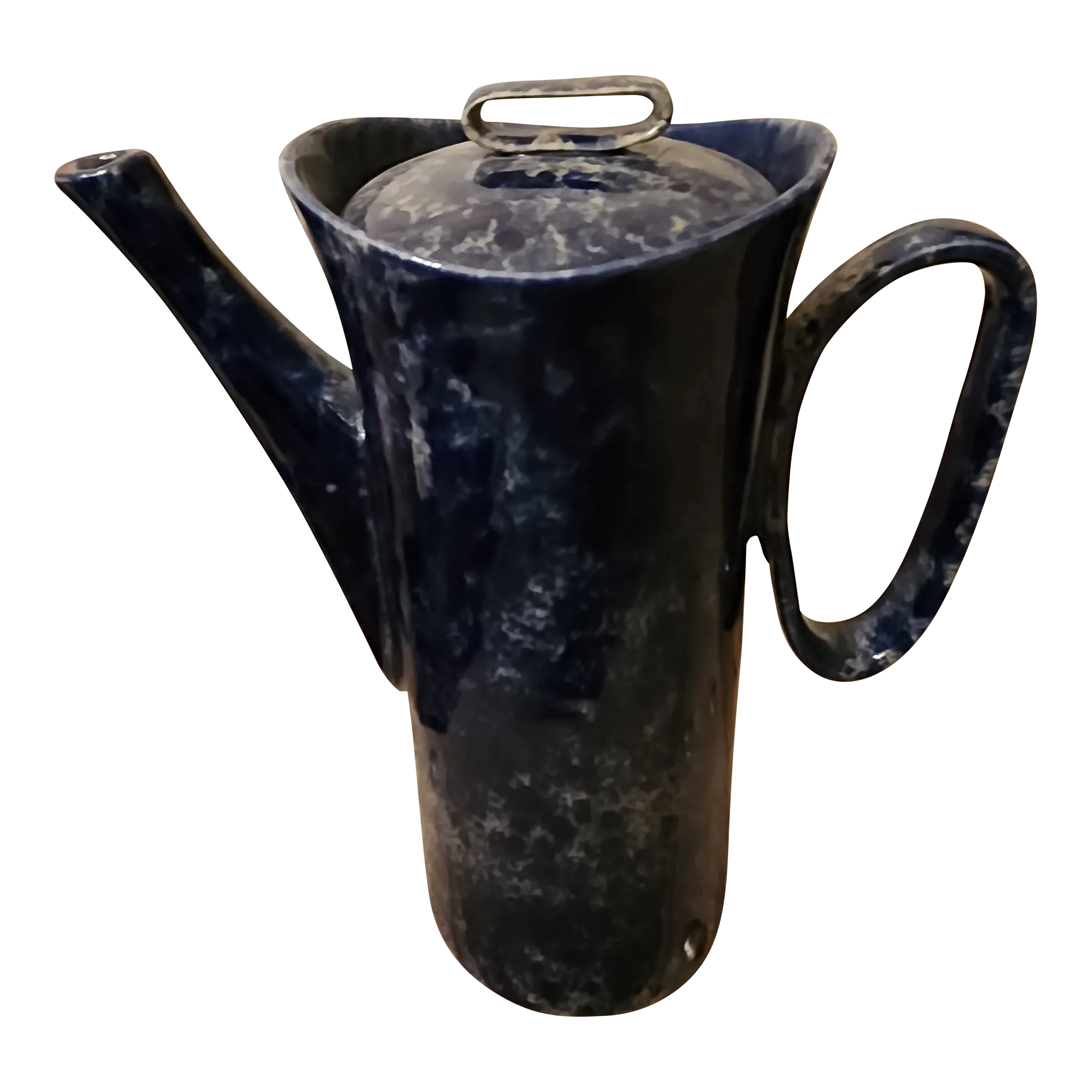 Bennington Pottery Yusuke Aida Blue Agate Teapot | Chairish