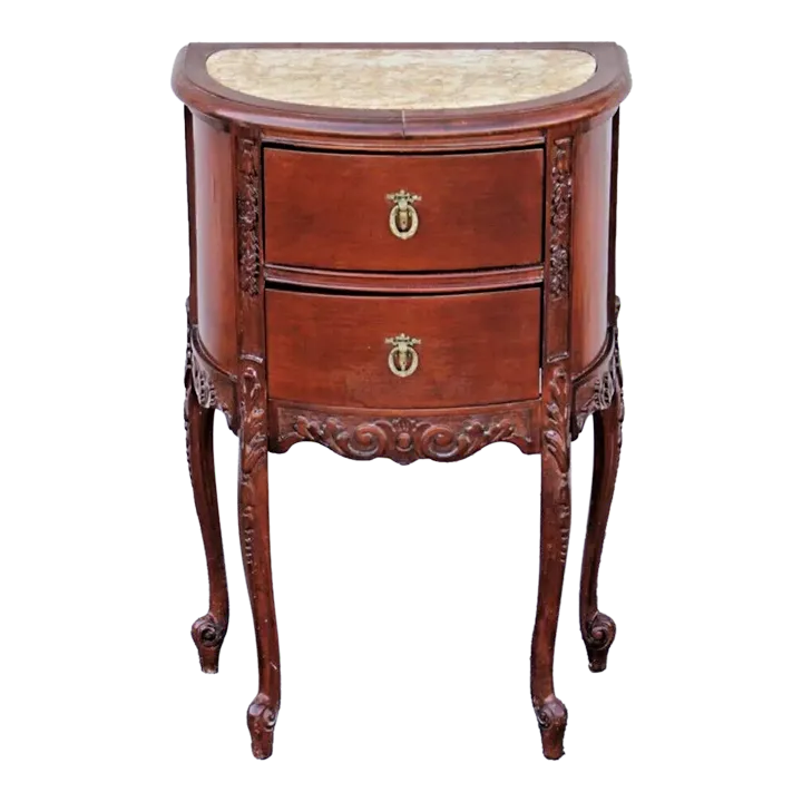 1940s French Commodore Bed Side Table | Chairish