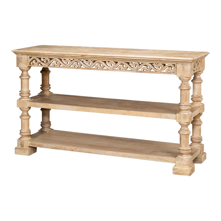 Italian Renaissance Three-Tier Console Table | Chairish