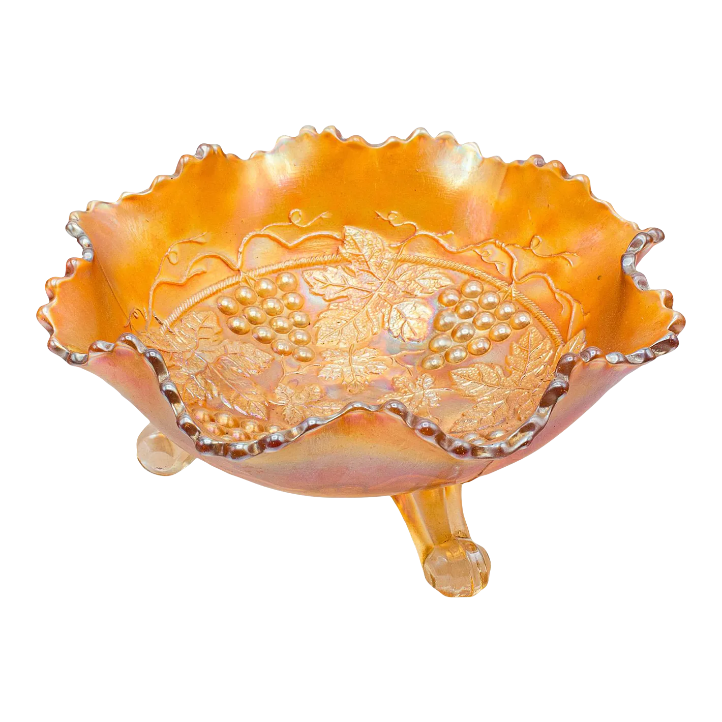 1930's Vintage Carnival Bowl | Chairish
