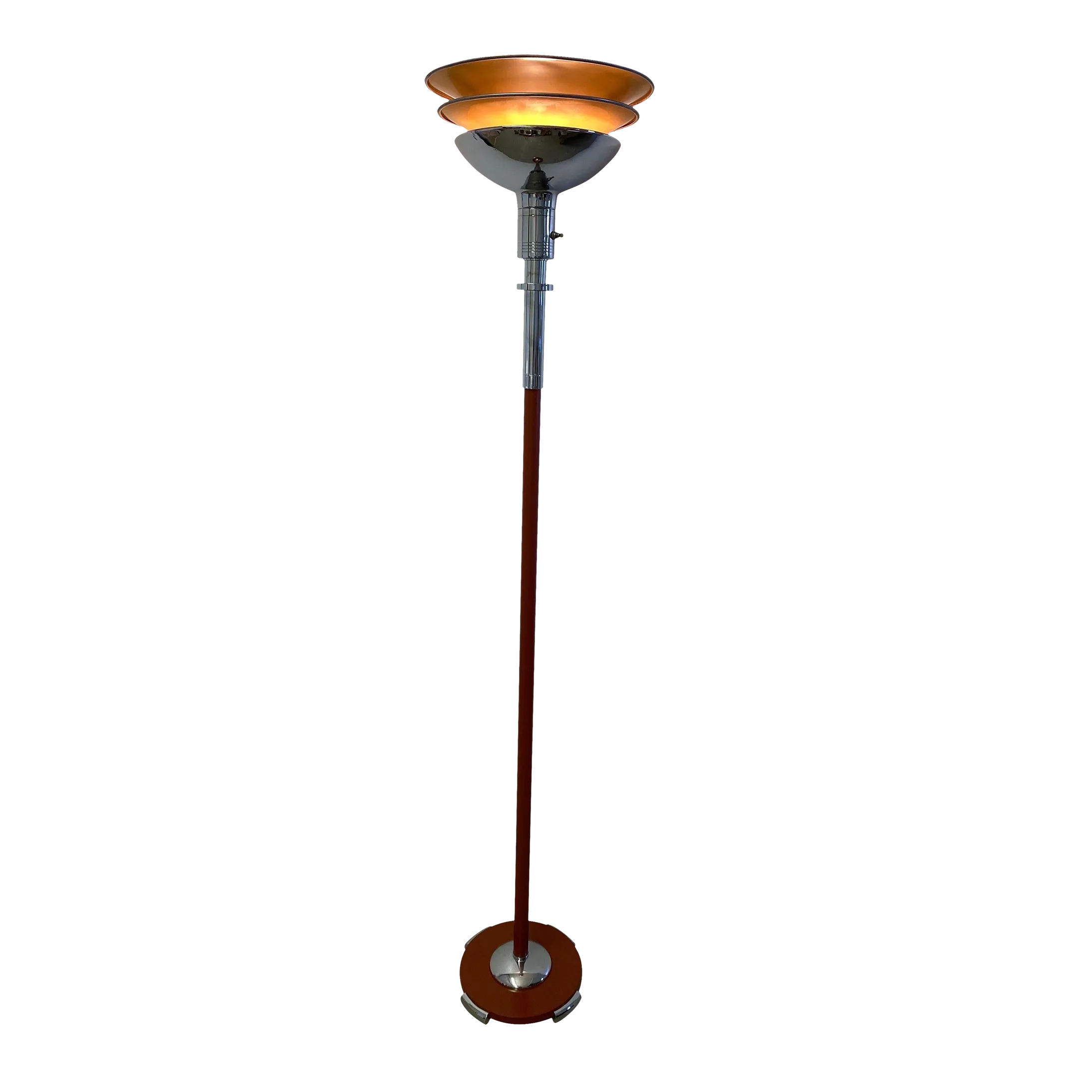 Gilbert Rohde Torchiere for Mutual Sunset Lamp Co. | Chairish