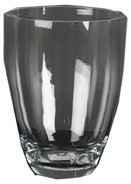 Transparent Glass Tik Vase from VGnewtrend | Chairish