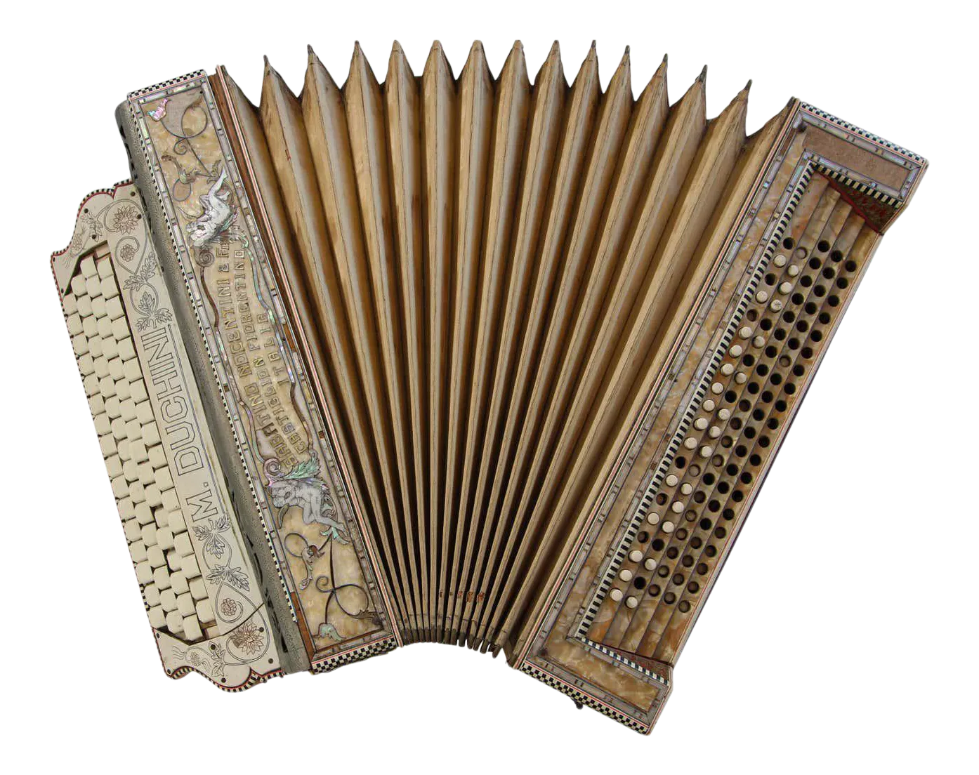 Accordion by Sabatino Nocentini & Figli Made in Florence, Italy | Chairish