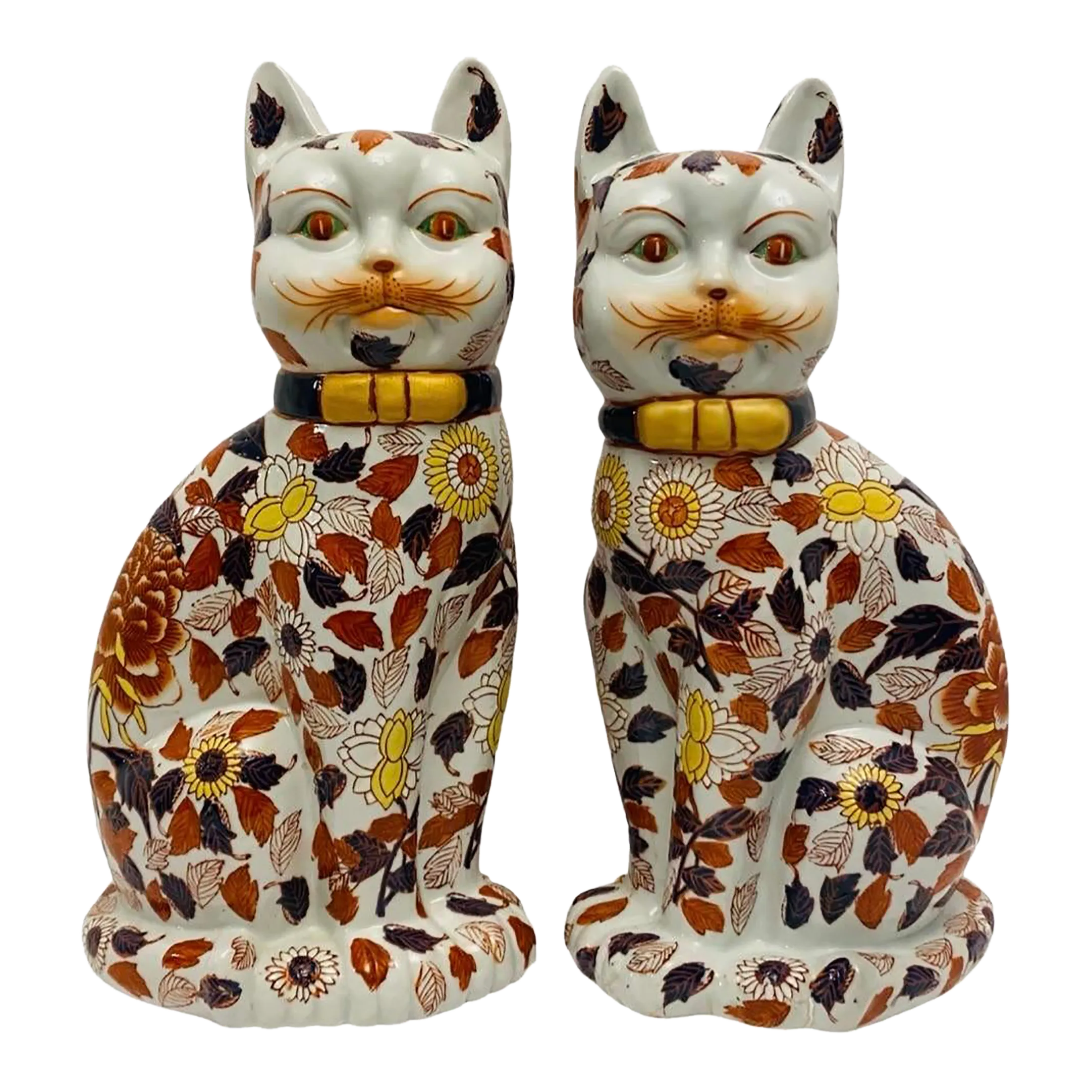 Early 20th Century Antique Chinese Imari Hand Painted Porcelain Cats ...