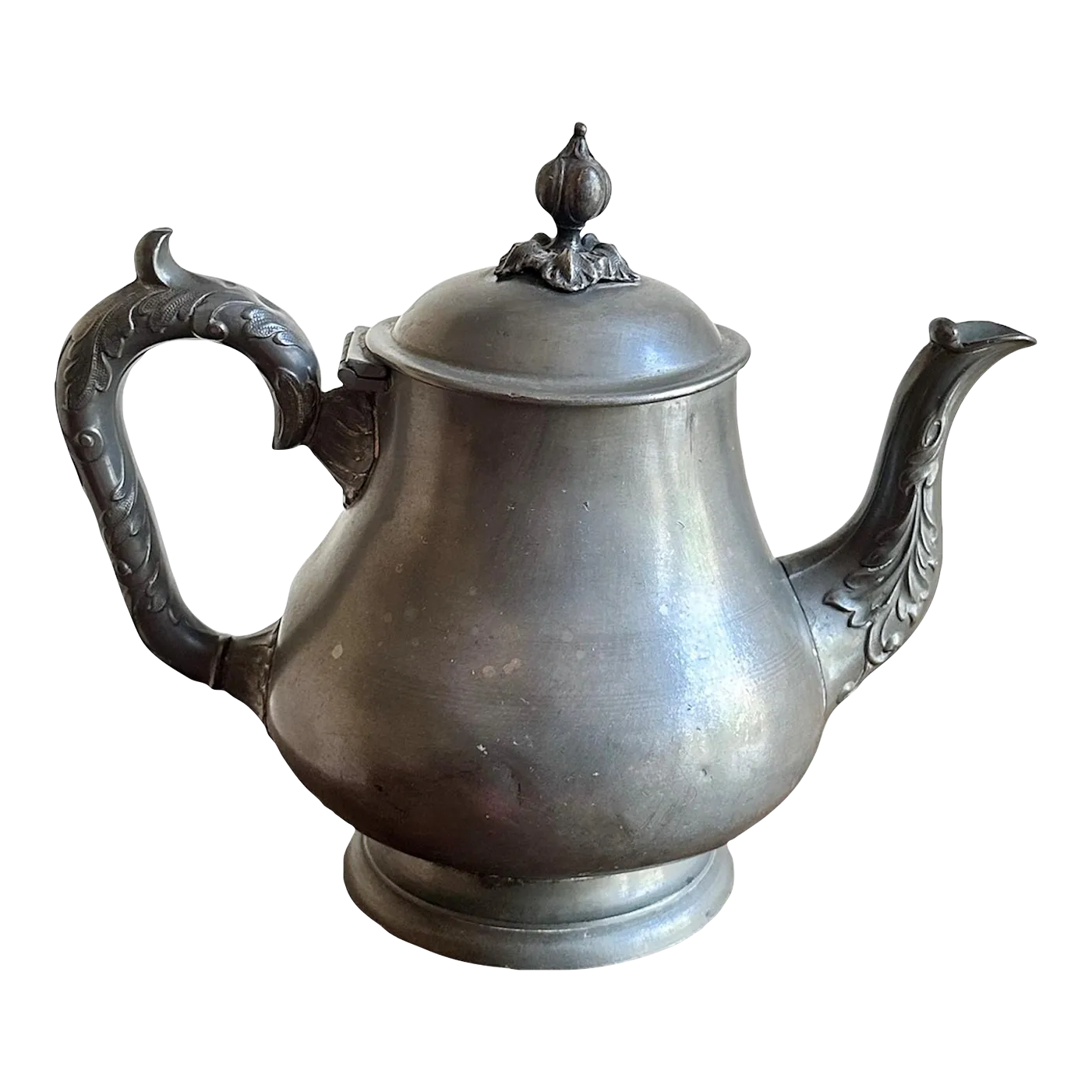 James Allan Sheffield Genuine Pewter Tea Pot, Circa Late 1700s | Chairish