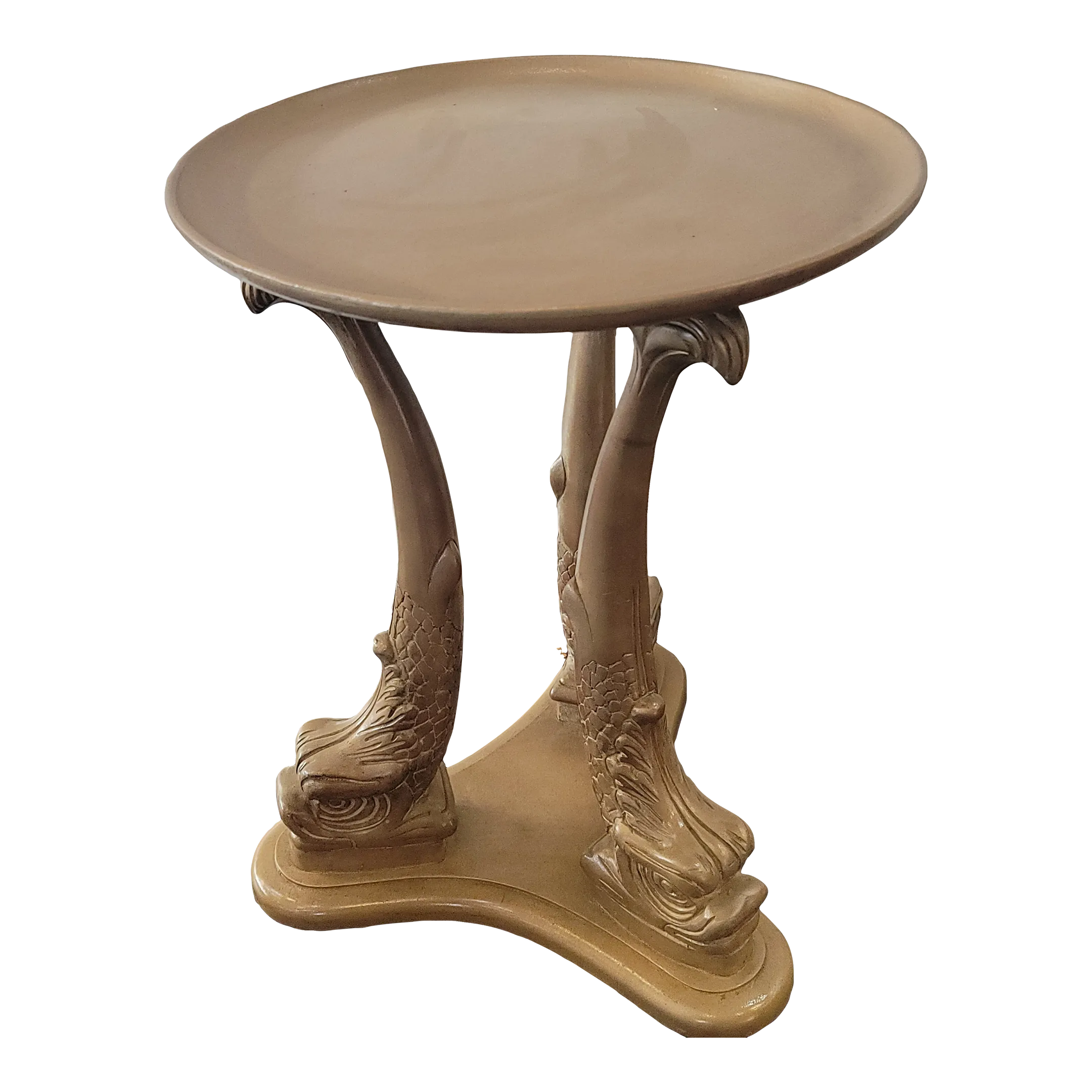 1950s Italian Fish Dolphin Table Mythical | Chairish