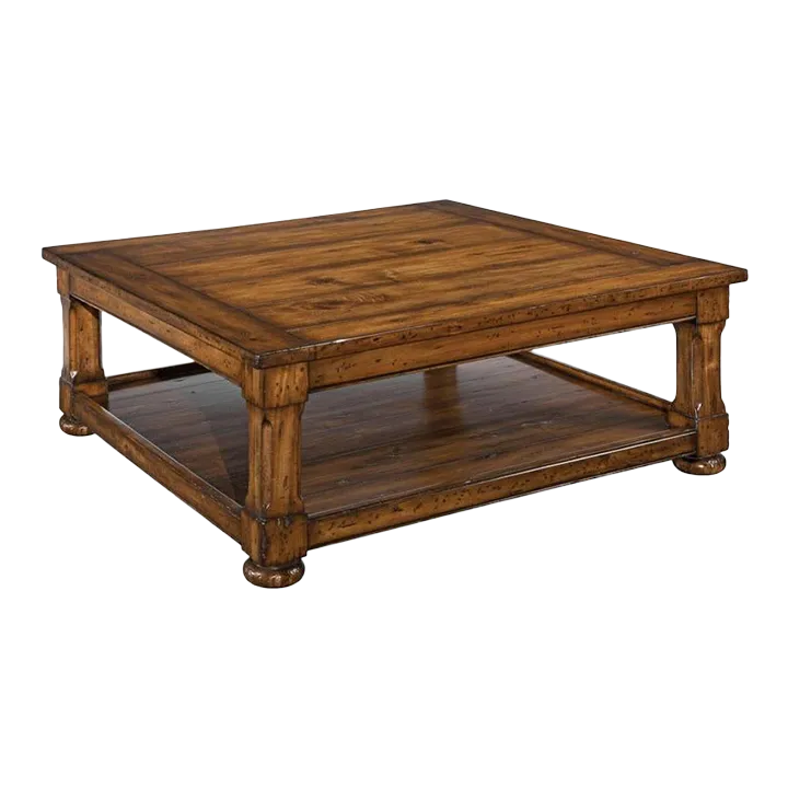 Woodbridge Furniture Tudor Cocktail Table, Normandy Finish | Chairish