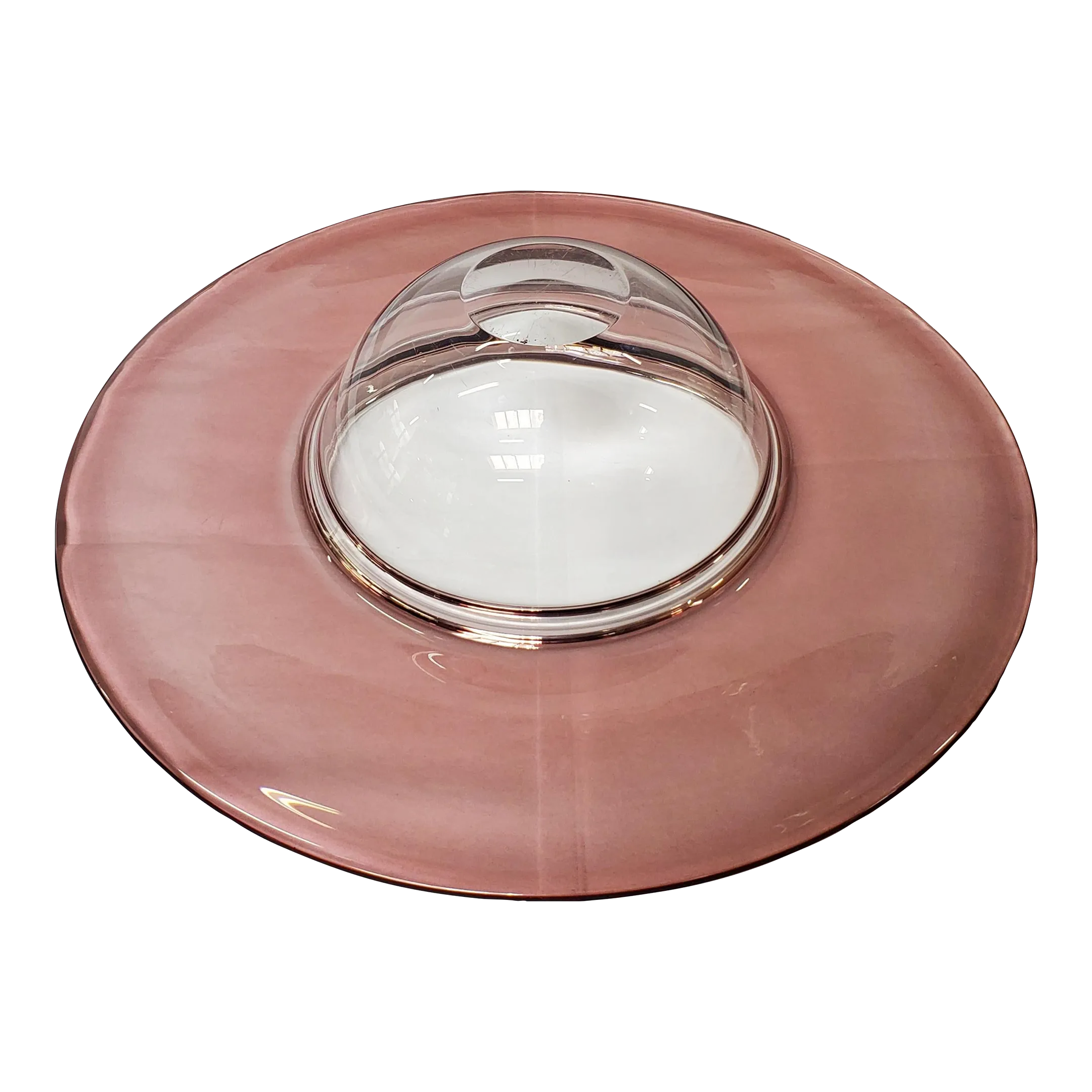 1950s Alfredo Barbini Murano Center Bowl | Chairish