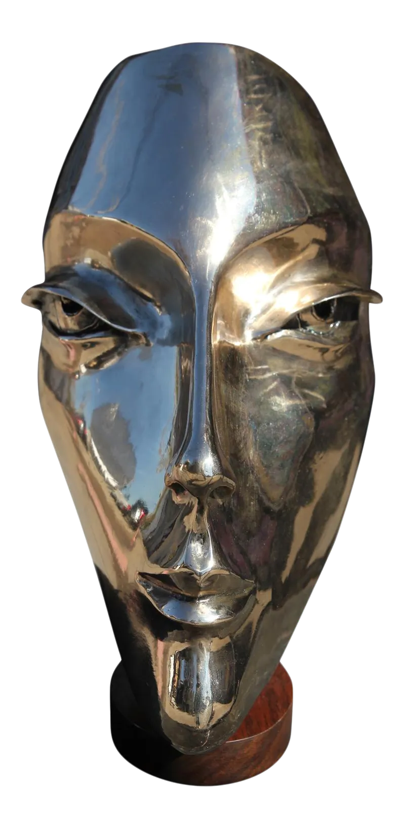 2019 "Julie" Abstract Bronze Female Bust Sculpture of Julie Burrows by ...