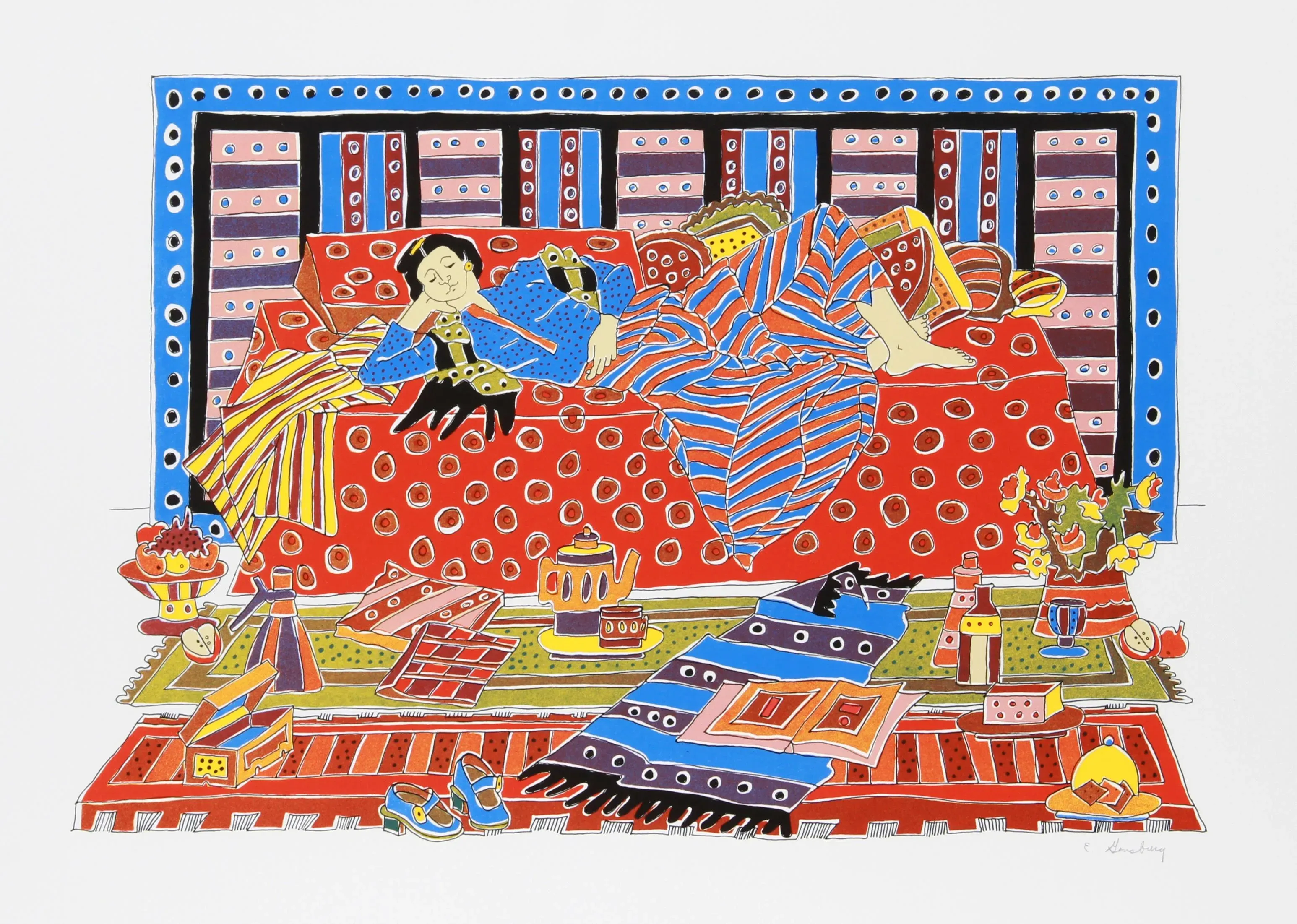 Women of Intellect #6, Estelle Ginsburg Lithograph | Chairish