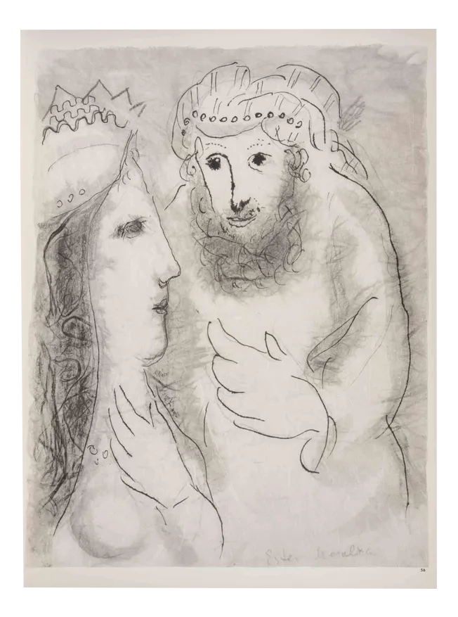 Marc Chagall, The Prophet, Photogravure, 1960 | Chairish