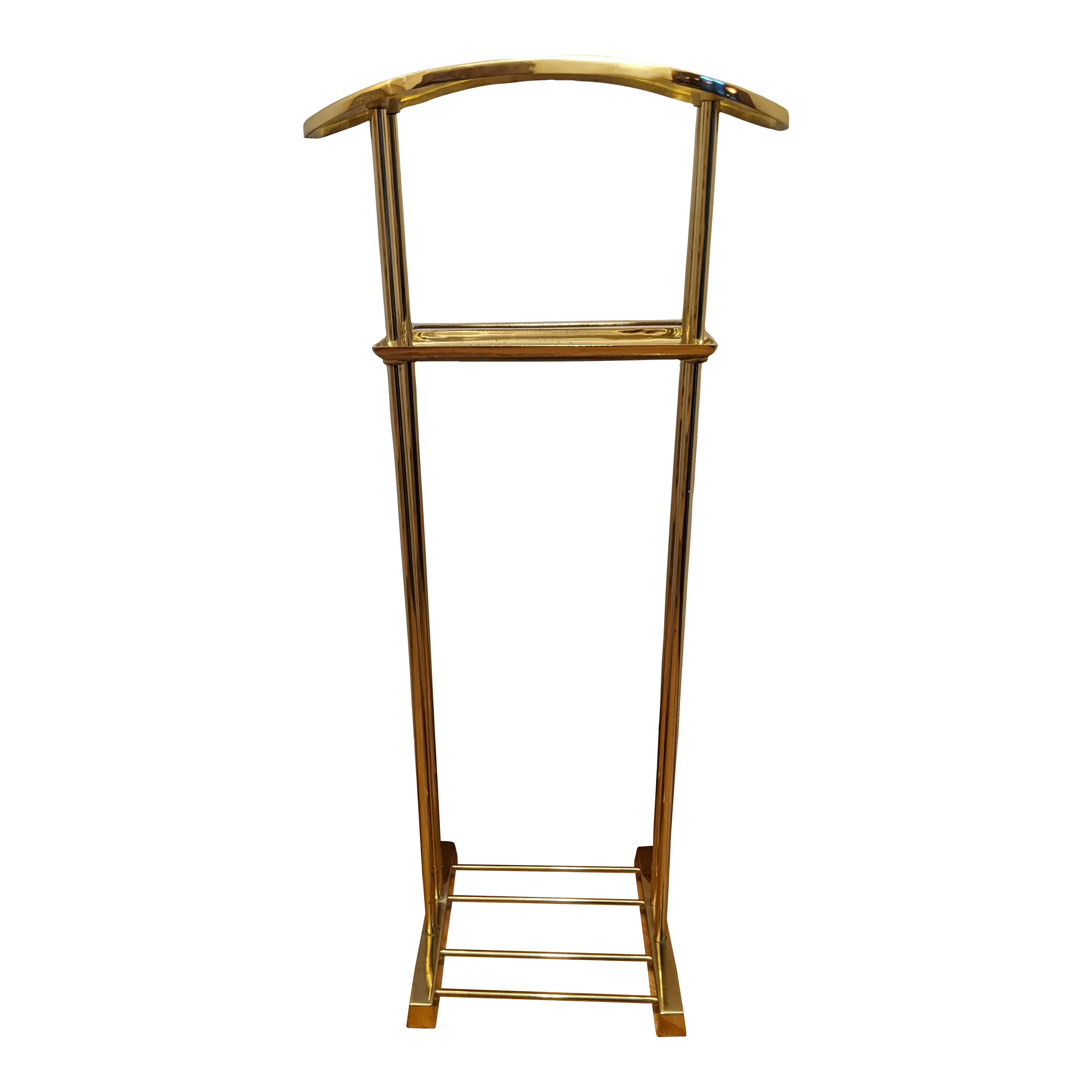 Fine Contemporary Solid Brass Hollywood Regency Gentleman's Closet ...