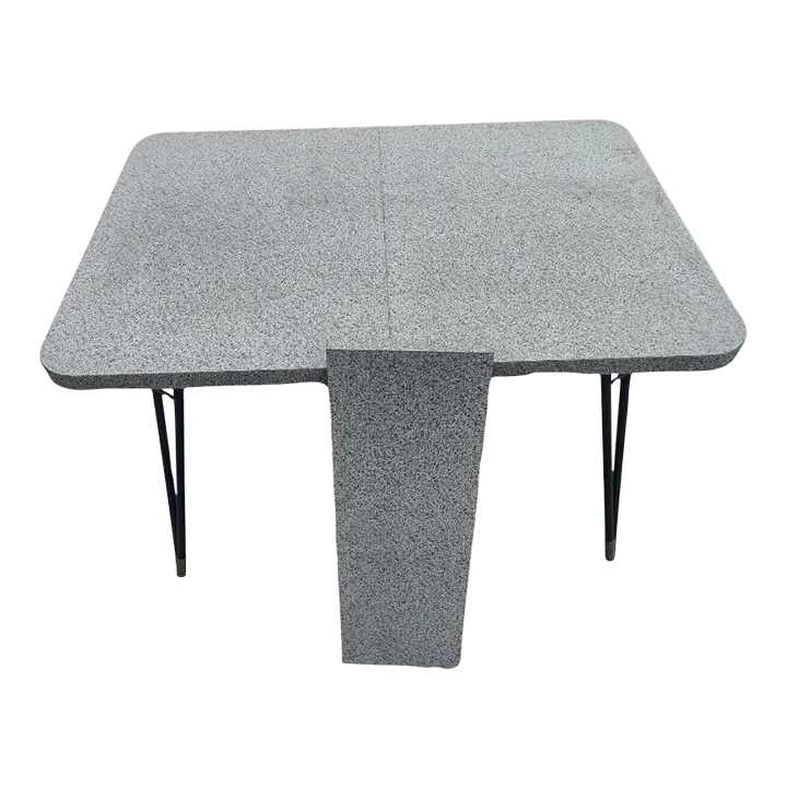 1950s Retro Mid Century Dining Table With Hair Pin Legs | Chairish