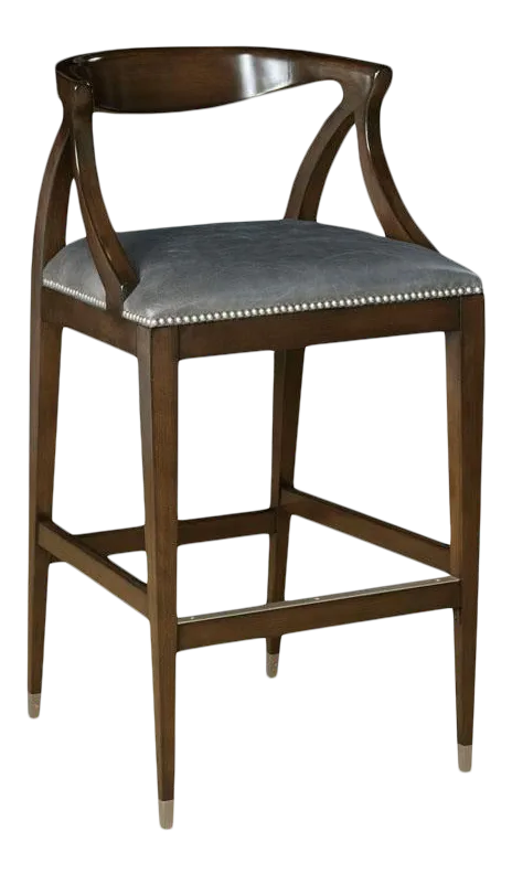 Samba Bar Stool in Brown | Chairish