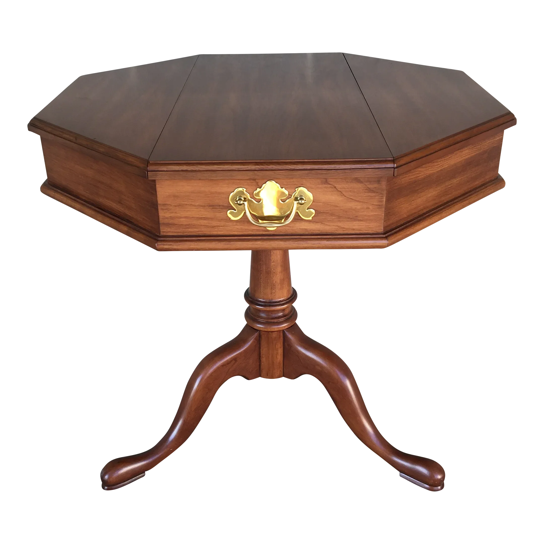 Henkel Harris Wild Black Cherry Jefferson Table - Finish 24 | Chairish