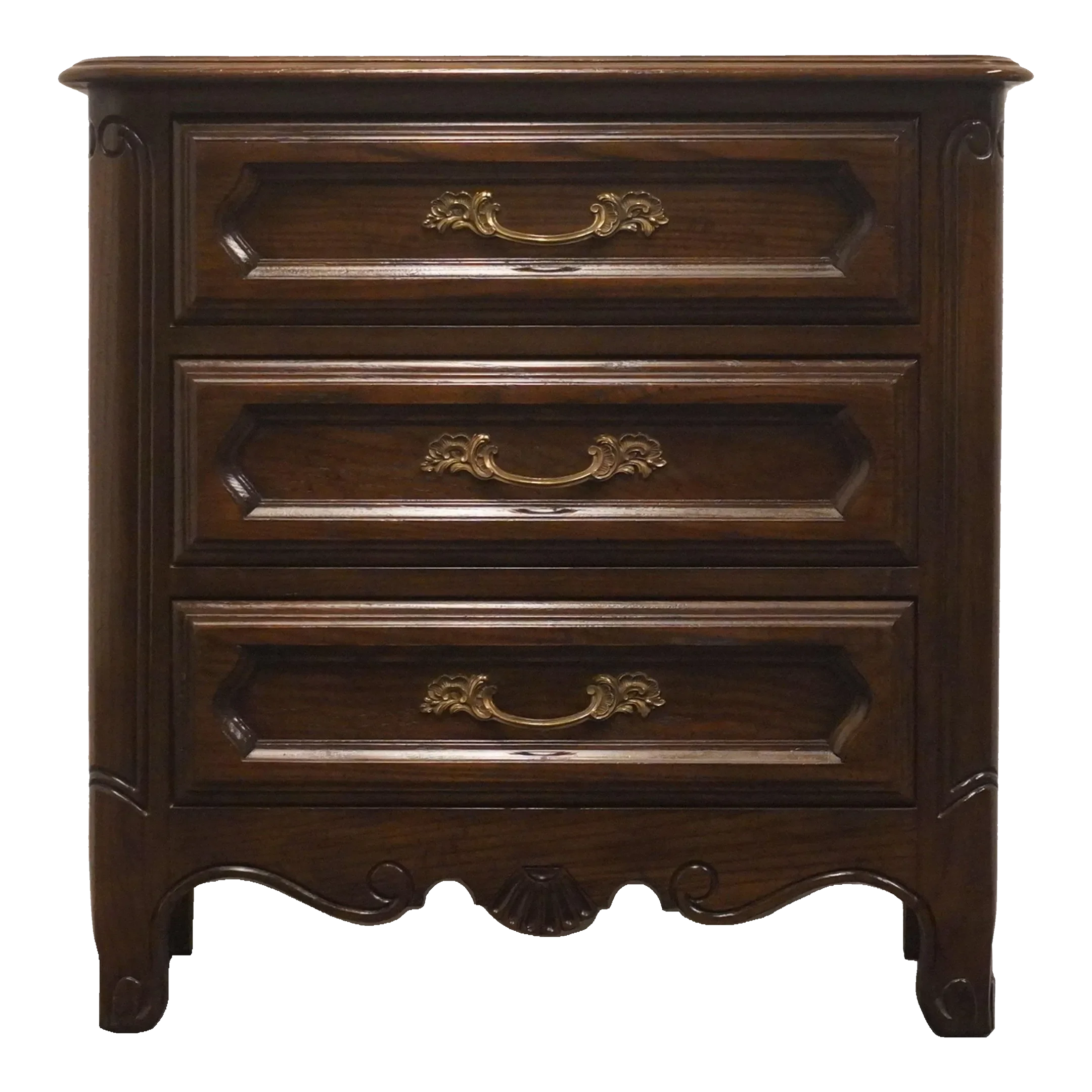 Davis Cabinet Co. French Regency Style 25" Three Drawer Nightstand ...