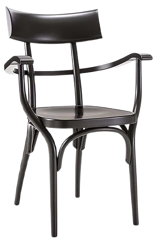 Czech Black Chair by Hermann Czech | Chairish