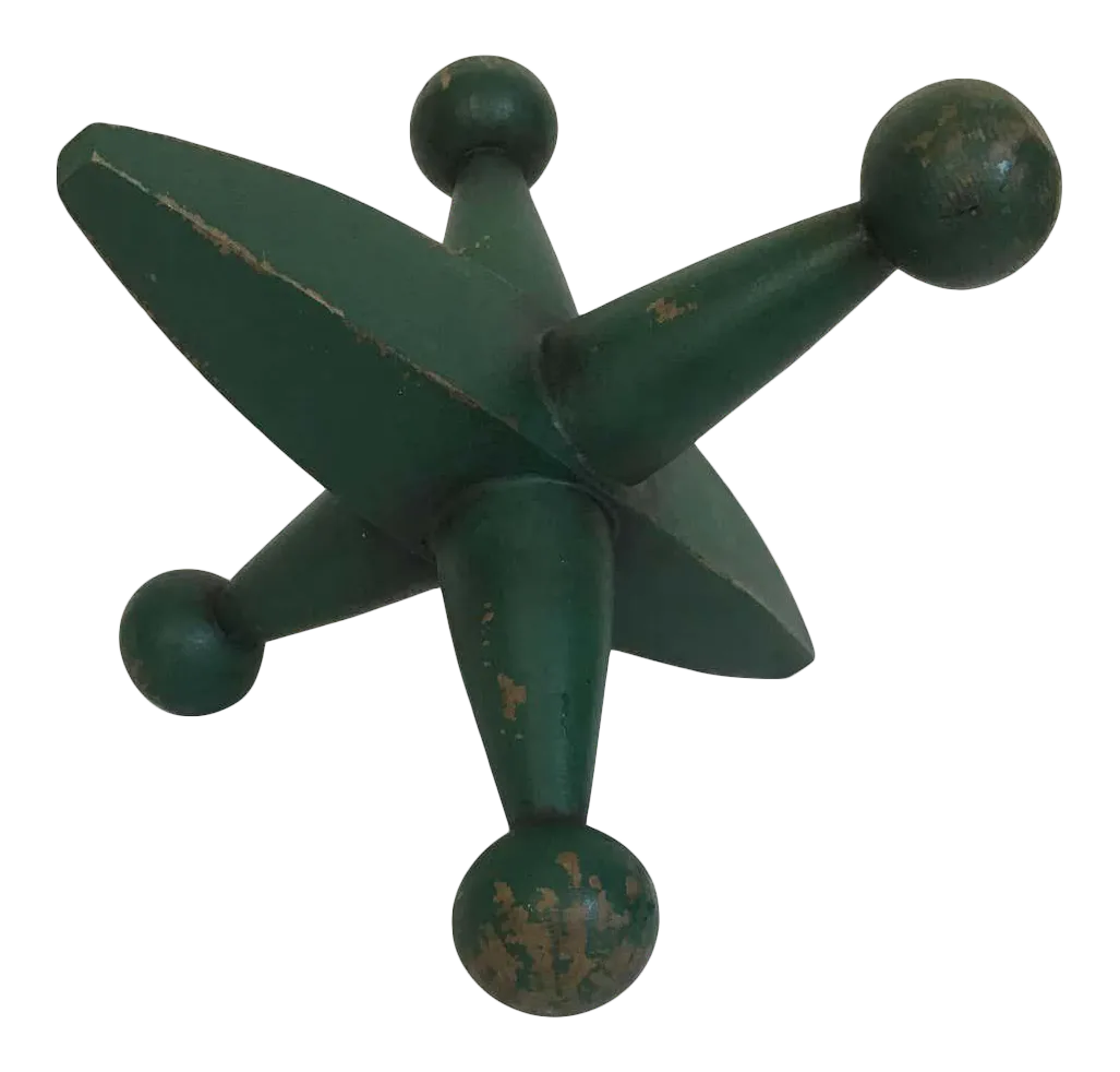 Large Wood Jack | Chairish