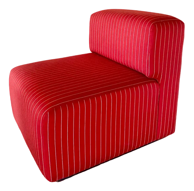 Red Lounge Chairs, 1980s, Set of 2 | Chairish