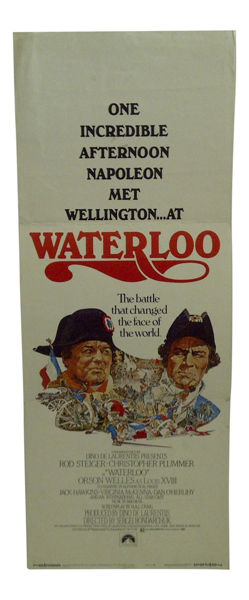 1970 Vintage Movie Poster of "Waterloo" | Chairish