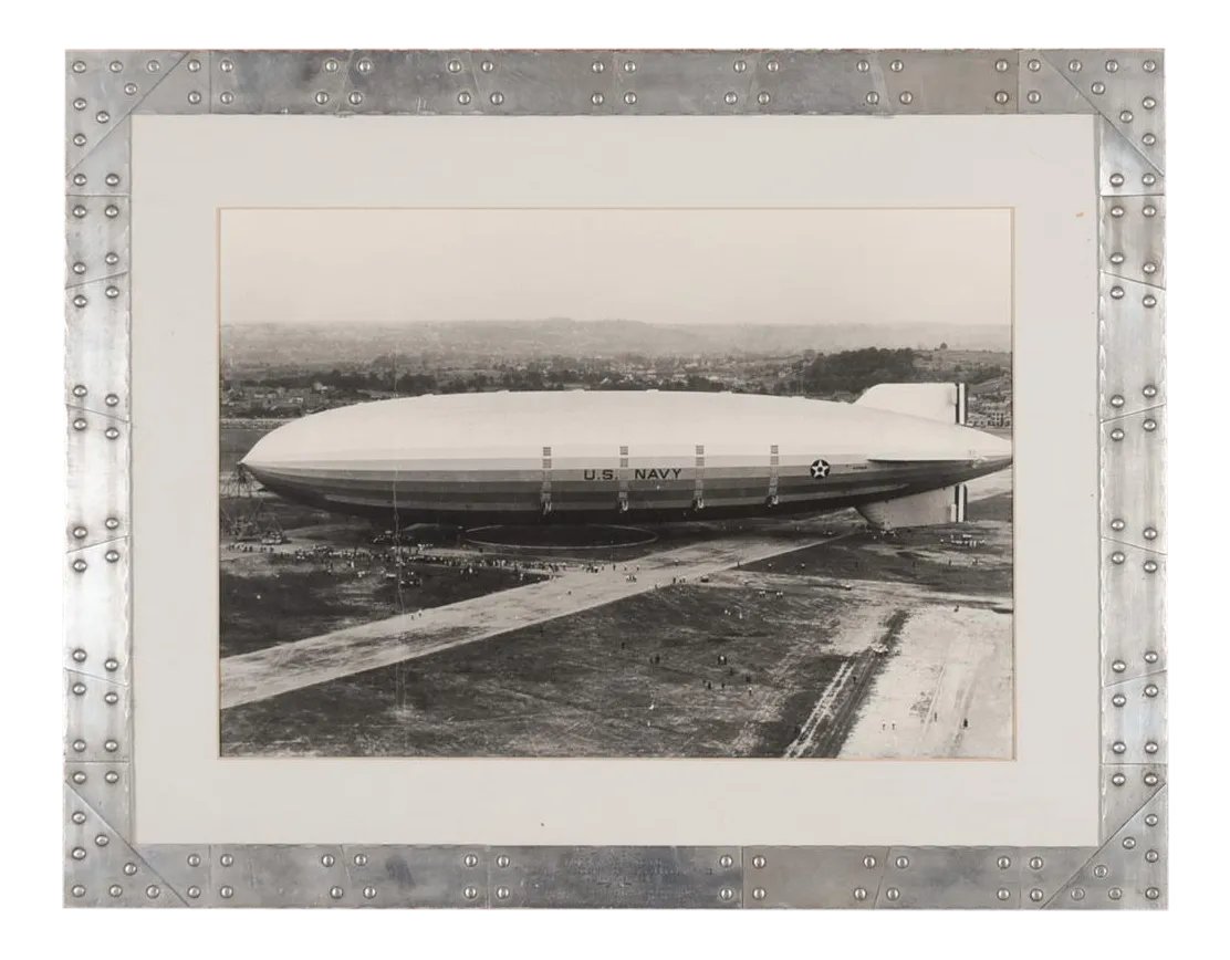 USS Akron US Navy Zeppelin Original 1931 Photograph | Chairish