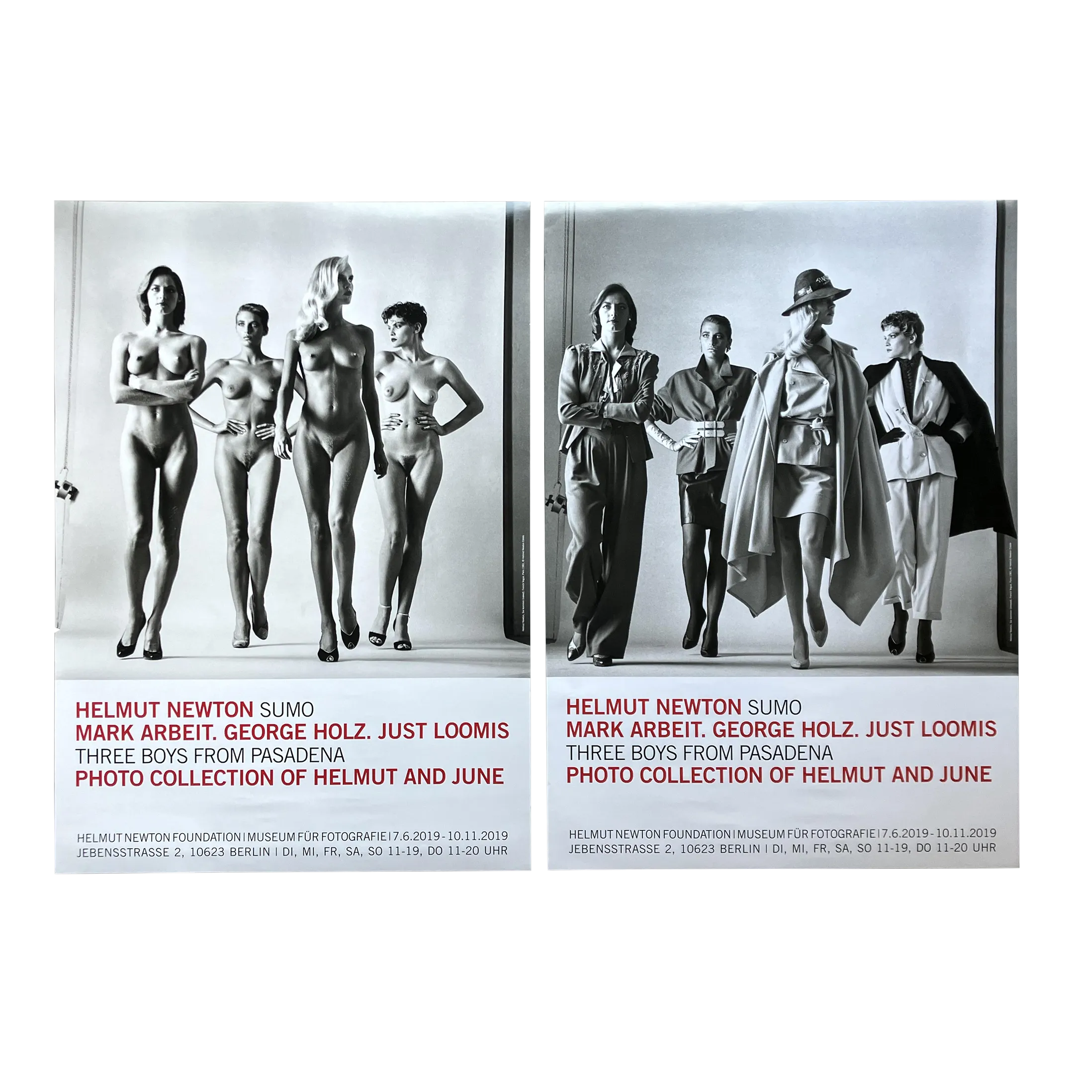 Helmut Newton Sie Kommen They Are Coming (Diptych) Original Berlin ...