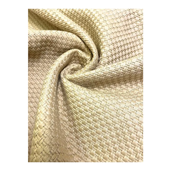 Designer Beige Basket Weave Woven MCM Mid Century Modern Water & Stain ...