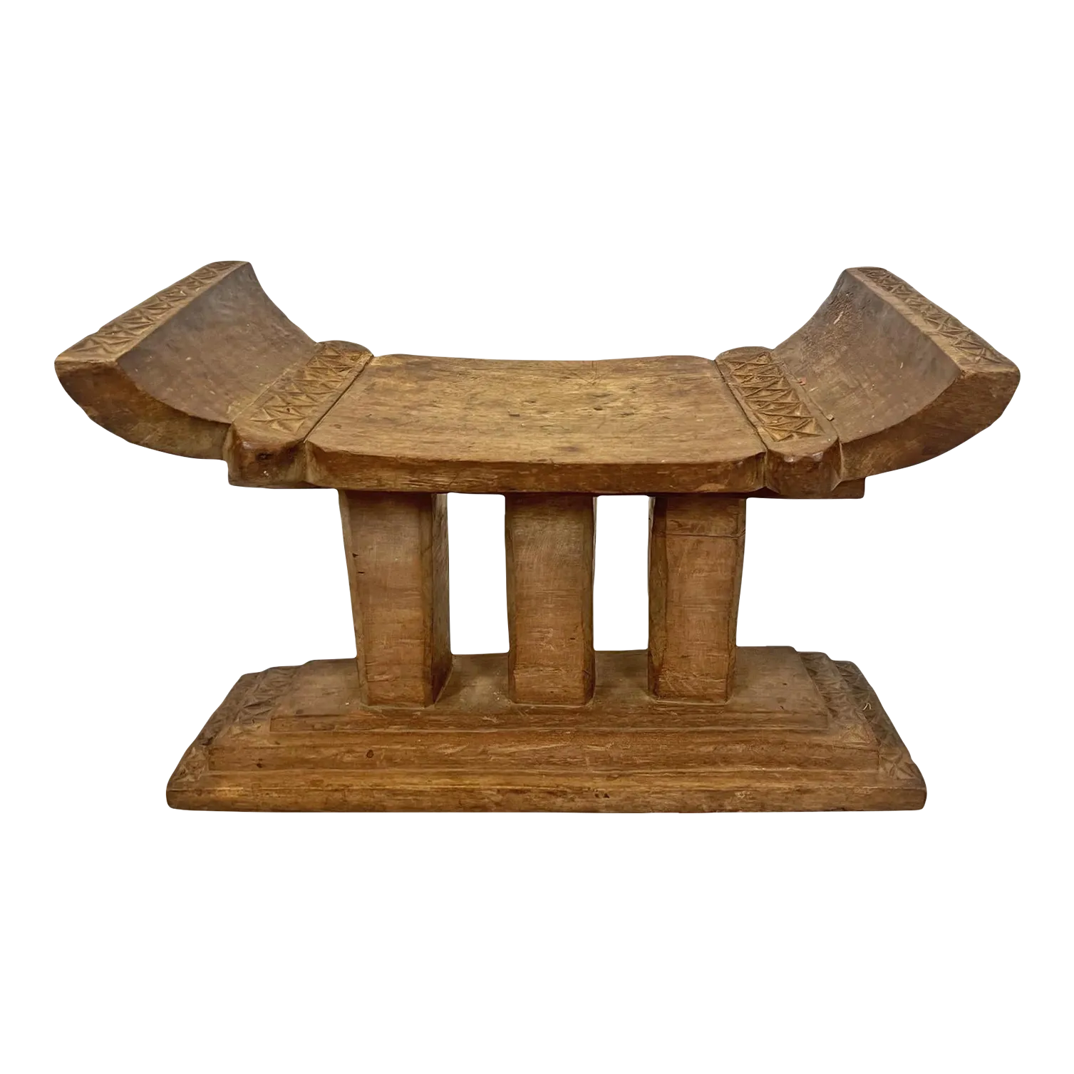 Carved Original Antique Asante Stool | Chairish