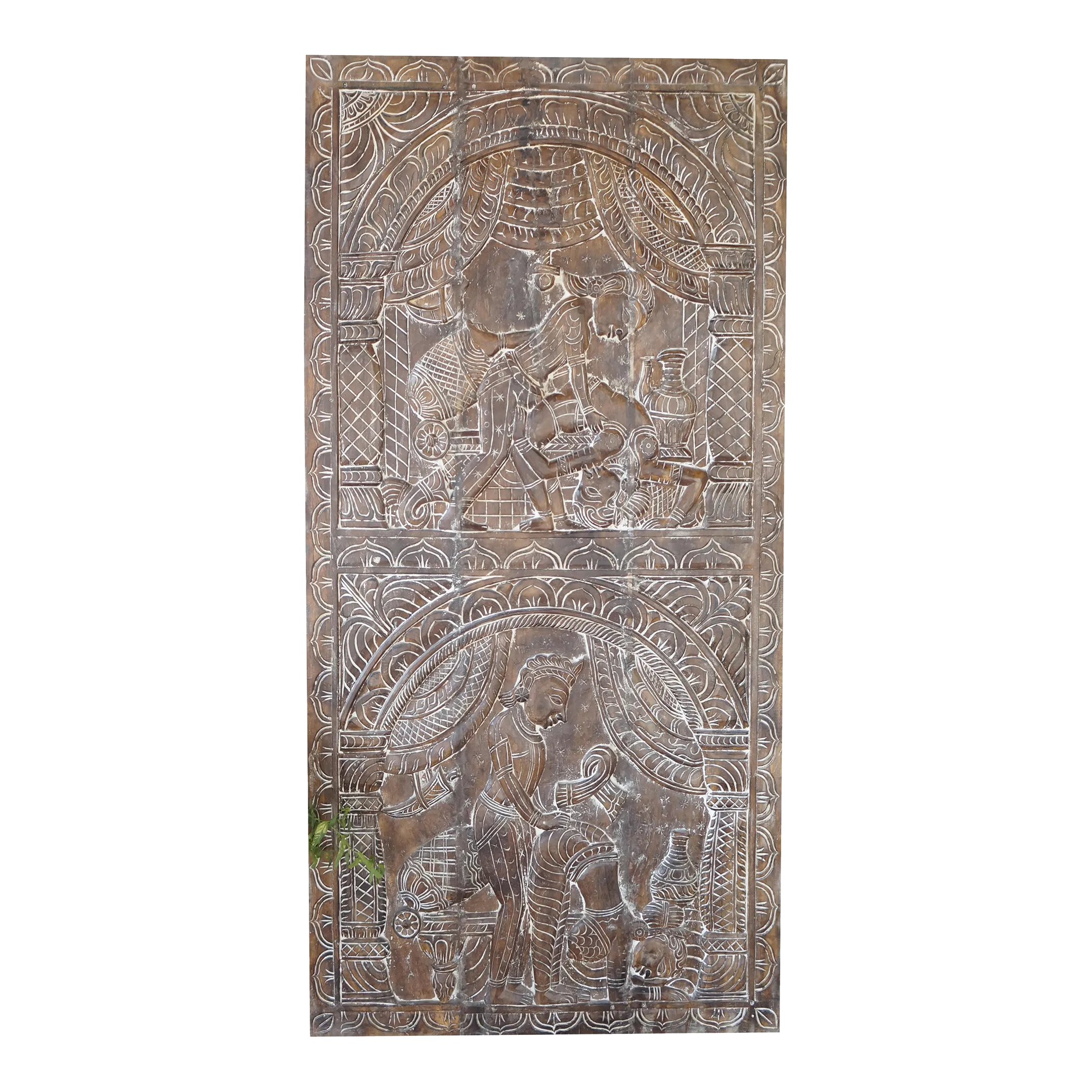 Vintage Indian Kama Sutra Carved Door, Handcarved Wall Art, 72x35 ...
