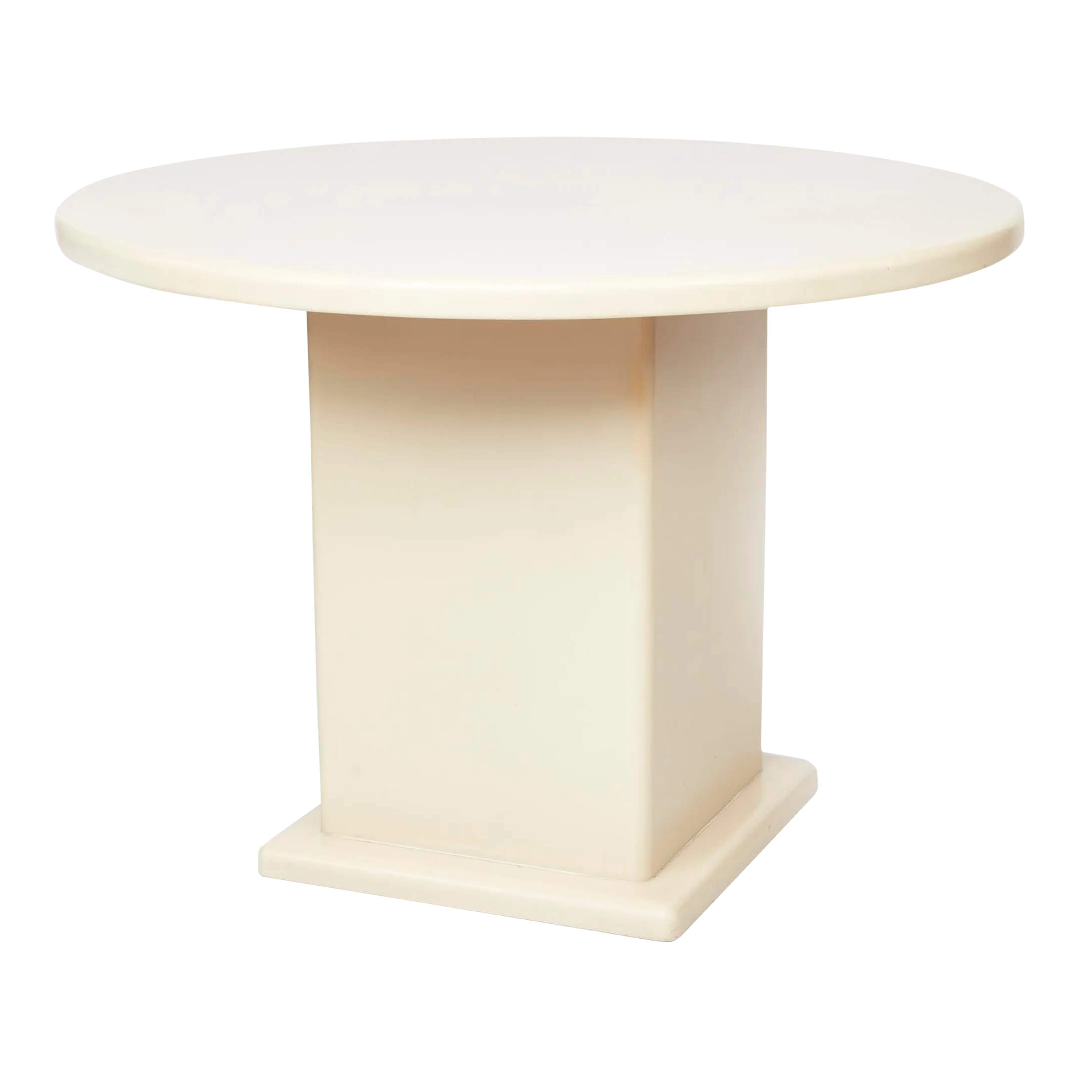 Vintage Italian Round Resin Dinette or Center Table | Chairish