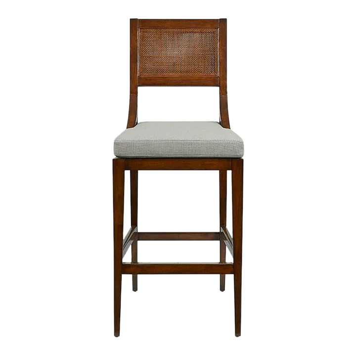 Salvador Counter Stool, Hazelnut Finish | Chairish