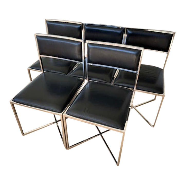 Williams Sonoma Home Dining Chairs - Set of 5 | Chairish