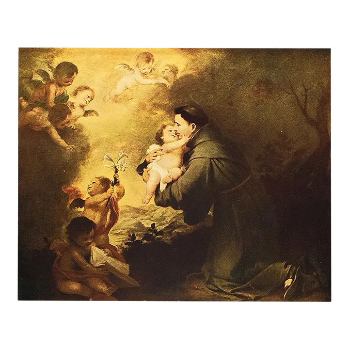 1900s After Bartolomé Esteban Murillo, "The Vision of Saint Anthony of ...