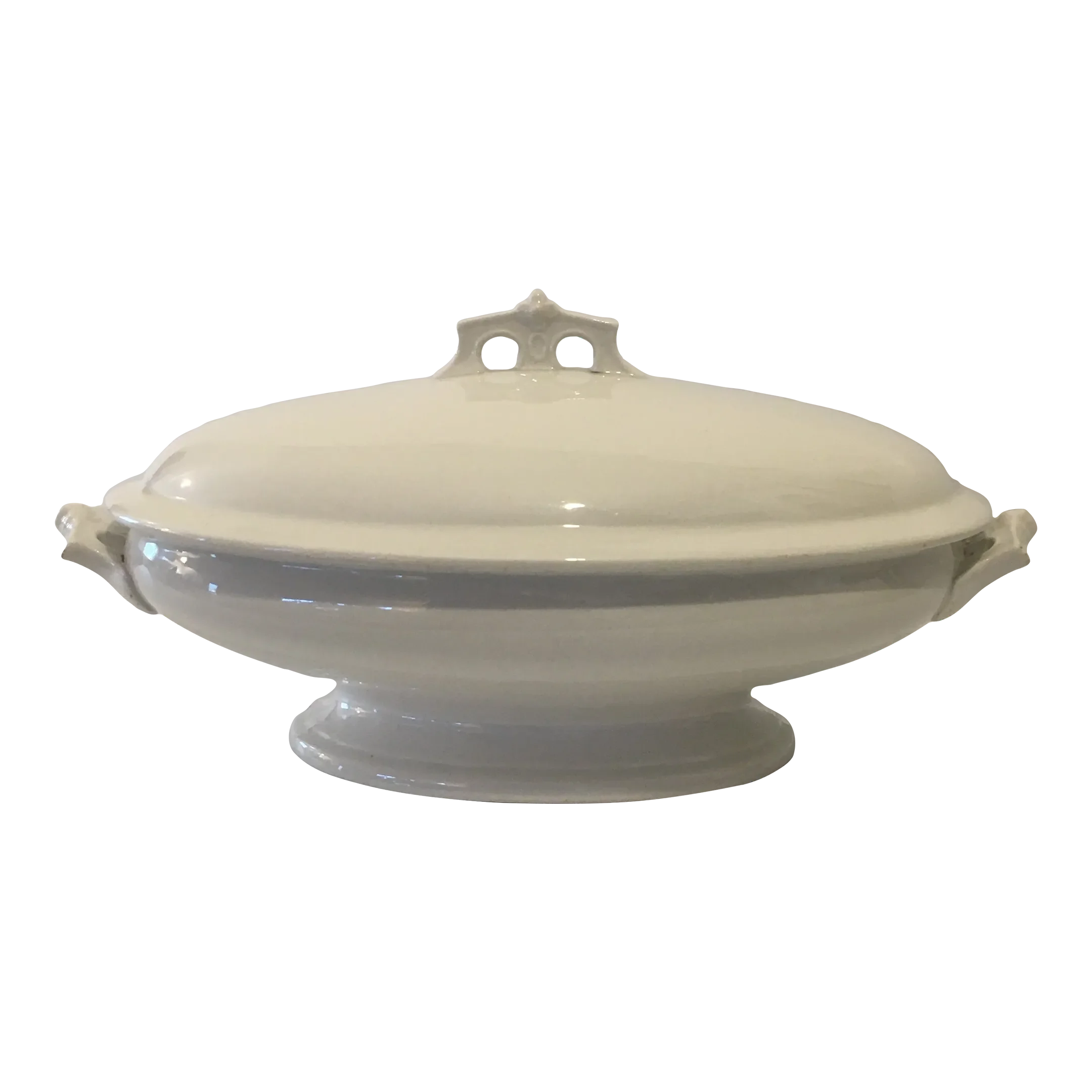 Late 1800s Parisian Granite Covered Oval Tureen by Thomas Elsmore & Son ...