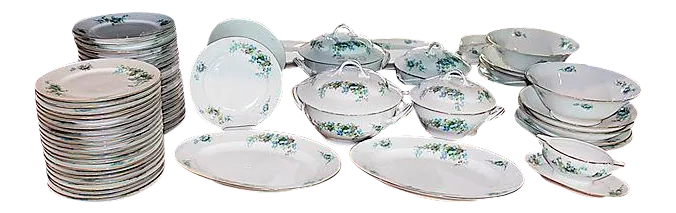 Antique French Dining Service - Serves 44 | Chairish