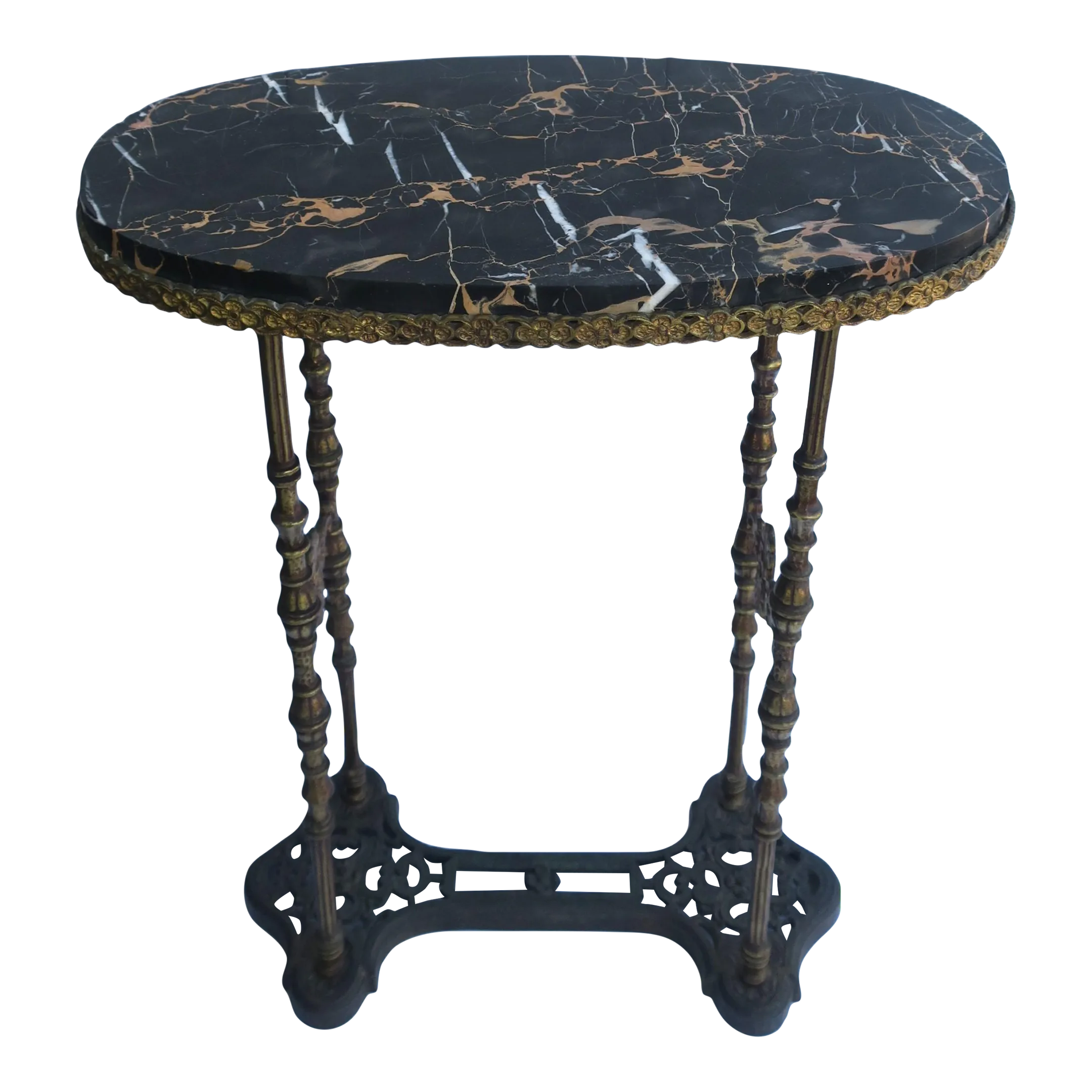 German Marble Foyer Console Table | Chairish