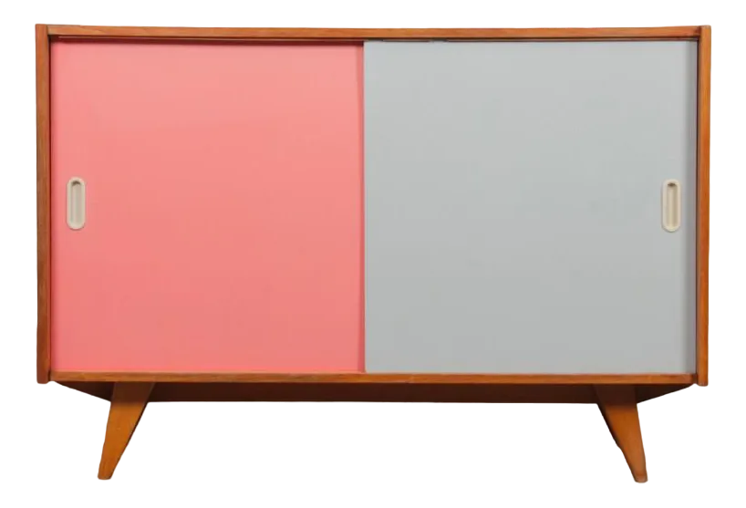 Pink and White Model U-452 Dresser by Jiri Jiroutek, 1960s | Chairish