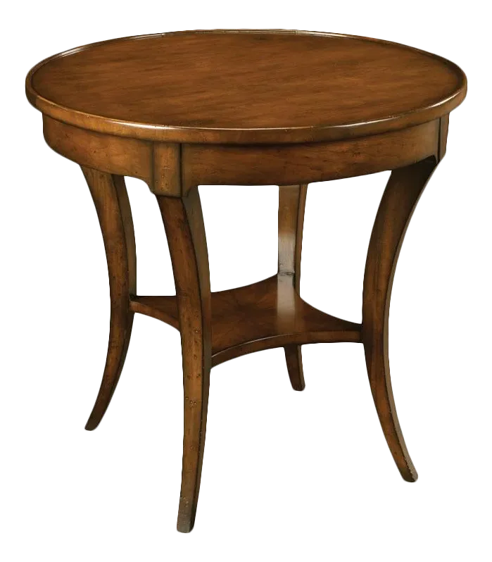 Renee Side Table in Brown | Chairish