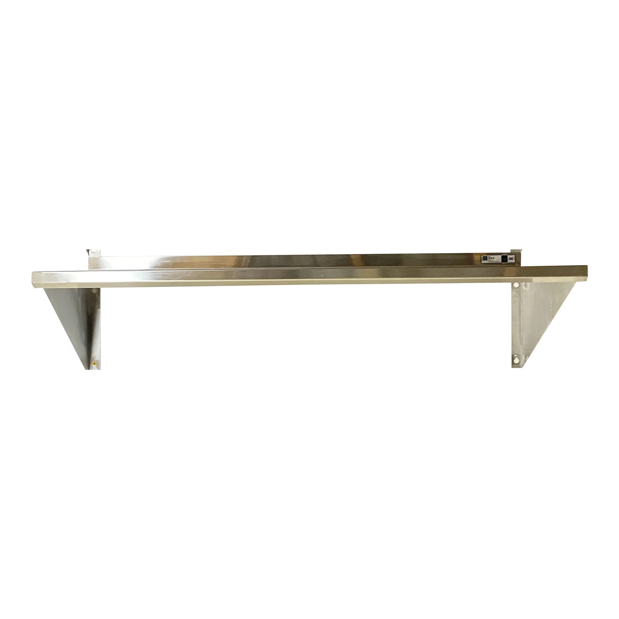 John Boos Commercial Stainless Steel Wall Shelf and Brackets | Chairish