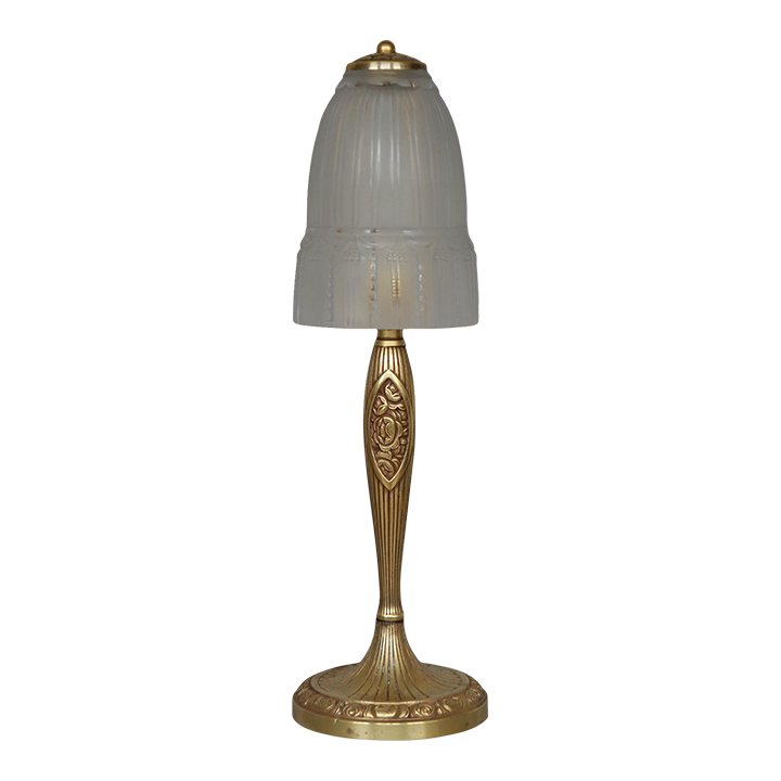 French Art Deco Table Lamp by Leon Richard & Muller Frères - 1920s ...